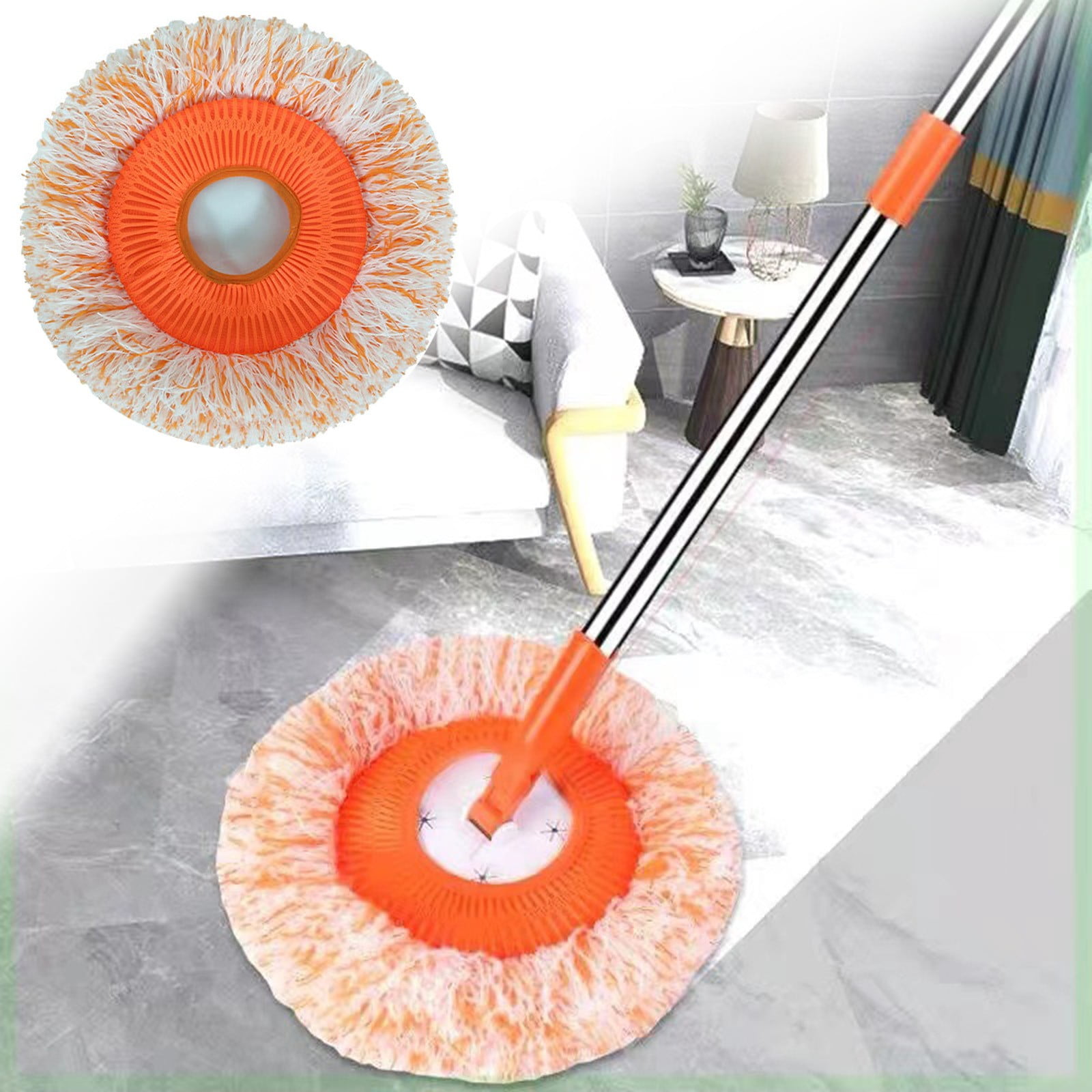 Sokhug Car Wash Mop Head Replacement Soft Microfiber Cleaning Mop Head ...