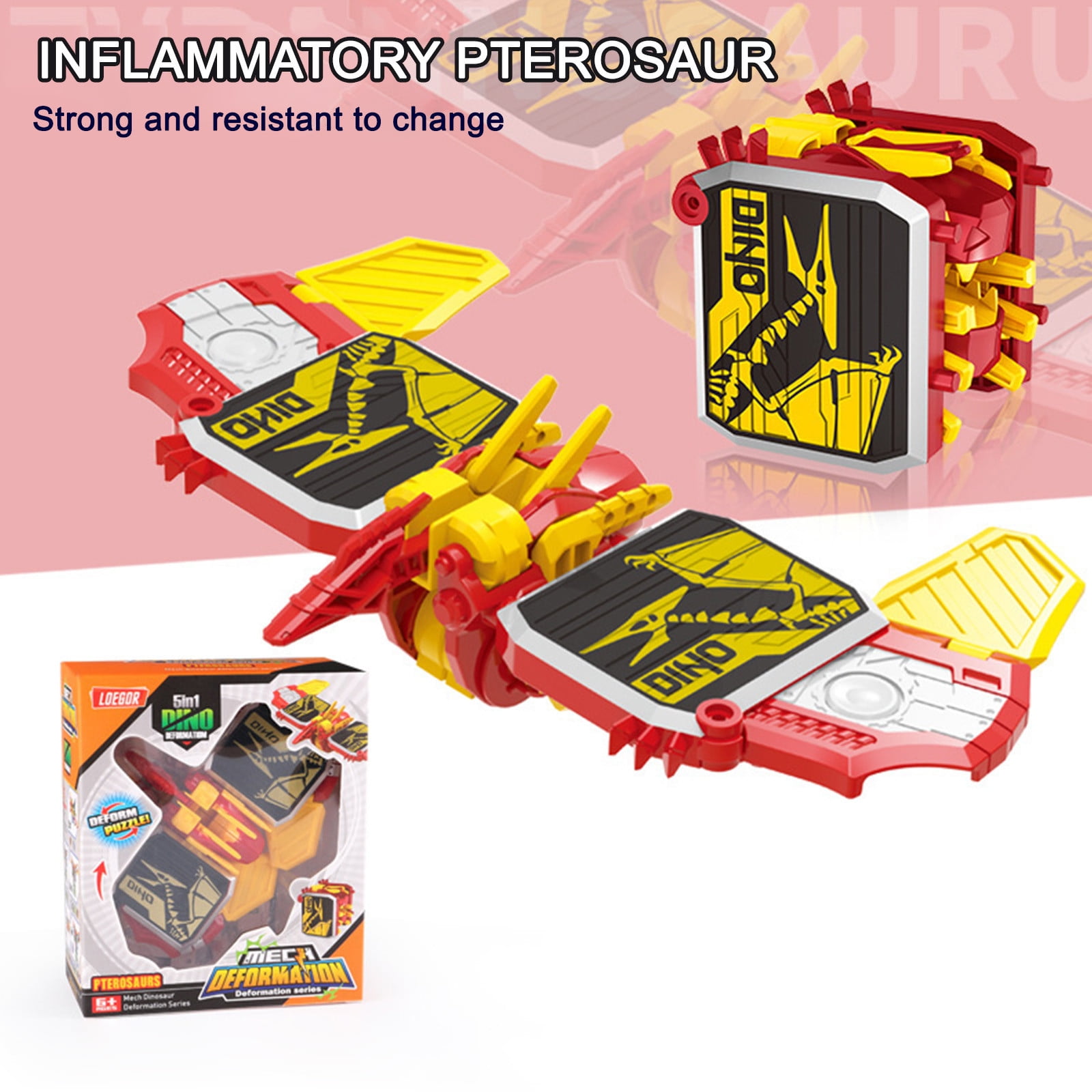 Sokhug Deformation Fit Toy Children'S Day Puzzle Deformation Dinosaur ...