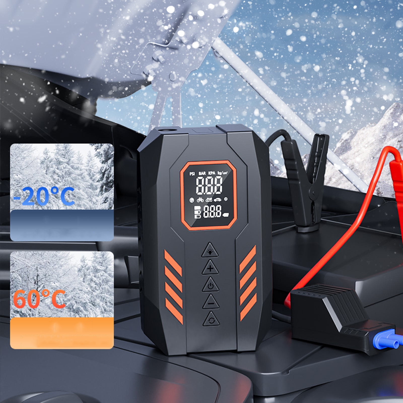 Sokhug Cordless Tire Inflator Portable Air Compressor - 150PSI Air Pump ...