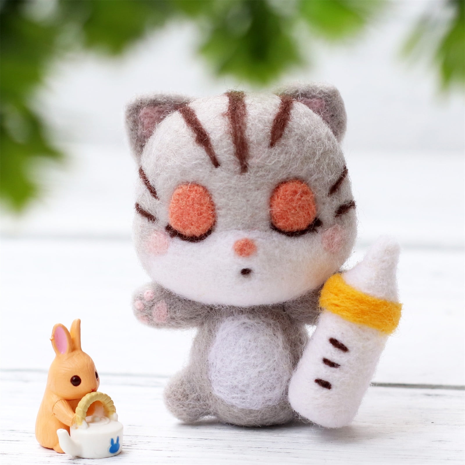 Sokhug Cute Pattern Diy Poke Wool Felts Production Package - Walmart.com