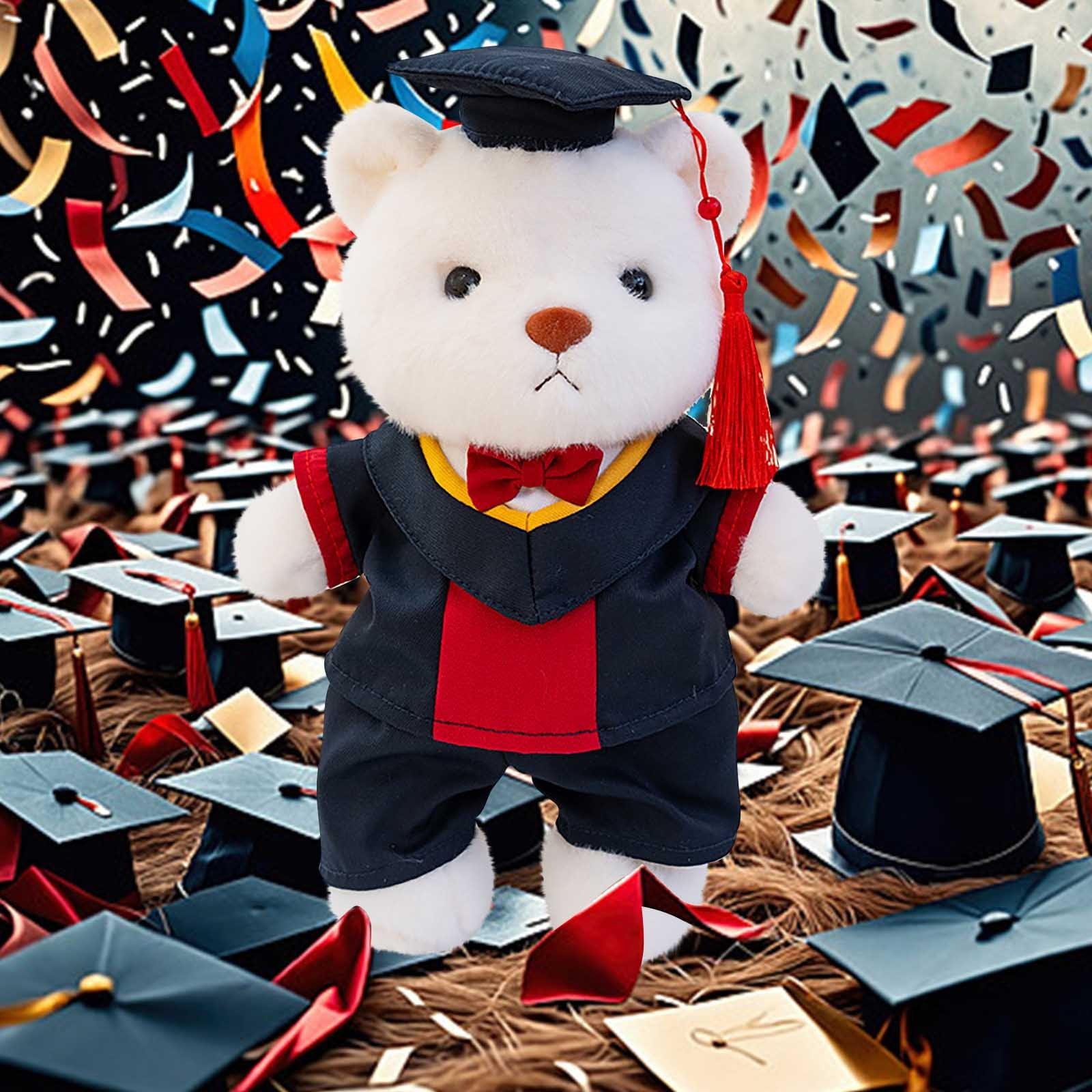 Sokhug Graduation Bear Plush Gift, Graduation Bear Stuffed Animal Bear ...