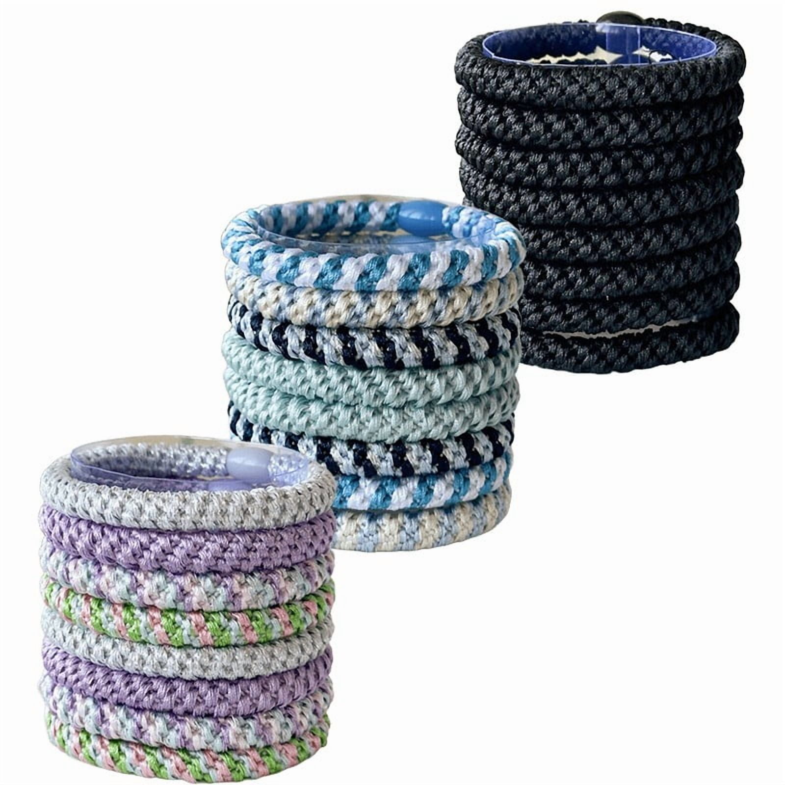 Sokhug High Elasticity Braided Rubber Headband Stretchable for Daily ...