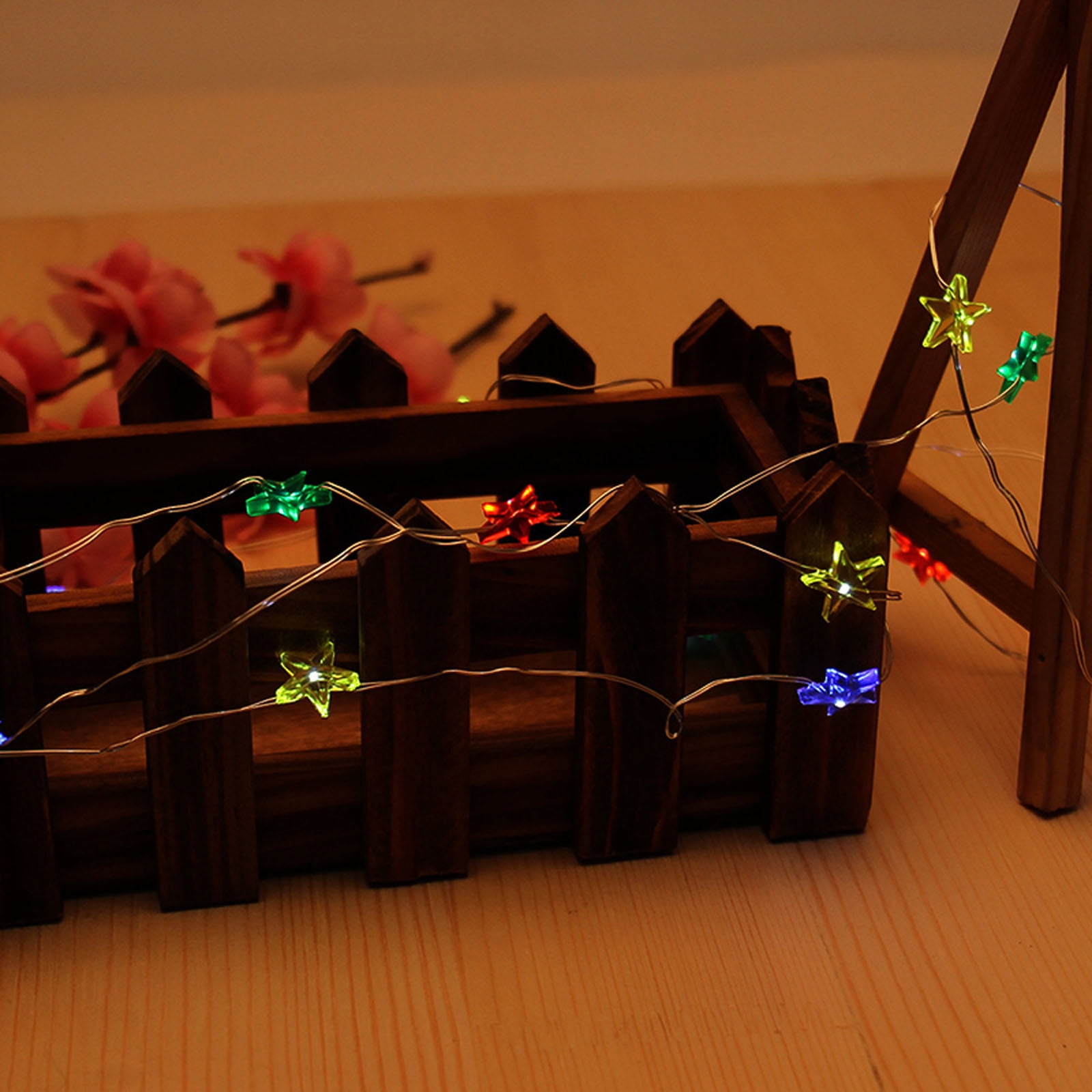 Sokhug LED String Lights Christmas Home Garden Fence Decorative String ...