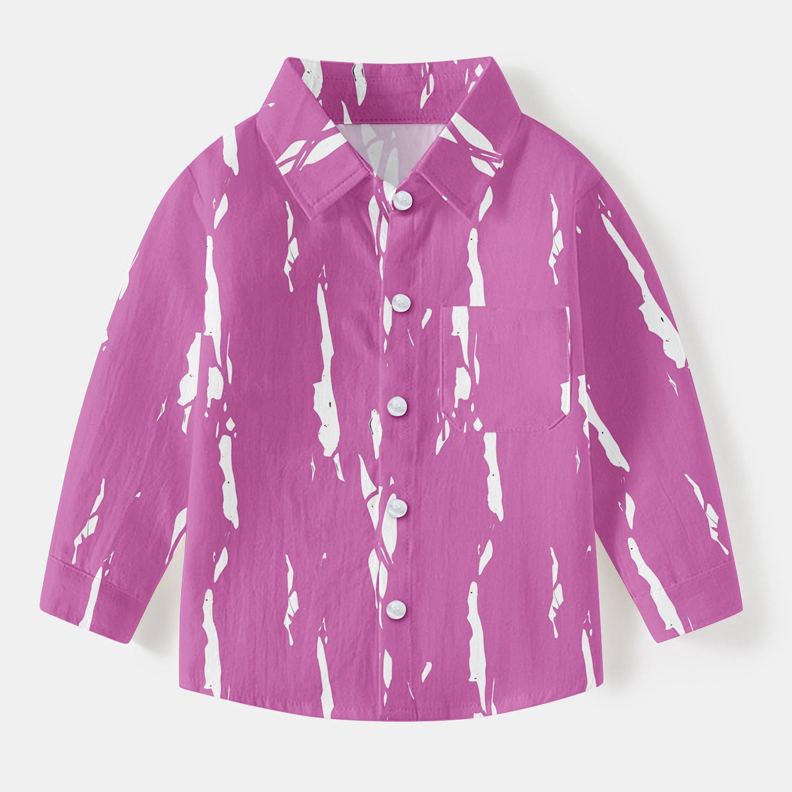 Sokhug Lapel Long Sleeves Shirts Casual Suit School Uniform Tops ...