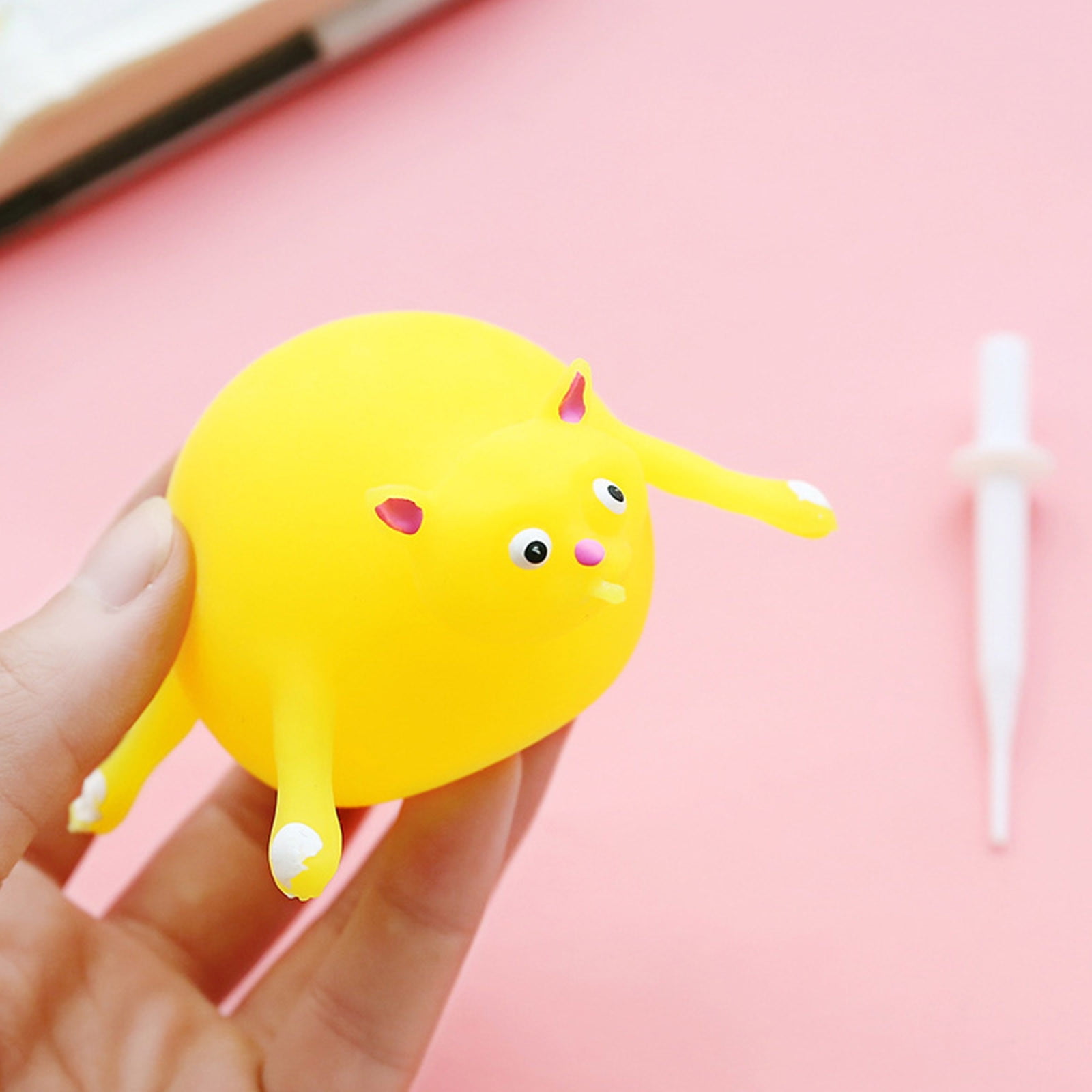 Sokhug New Kid Funny Blowing Inflatable Stress Mesh And Pinch Toy ...