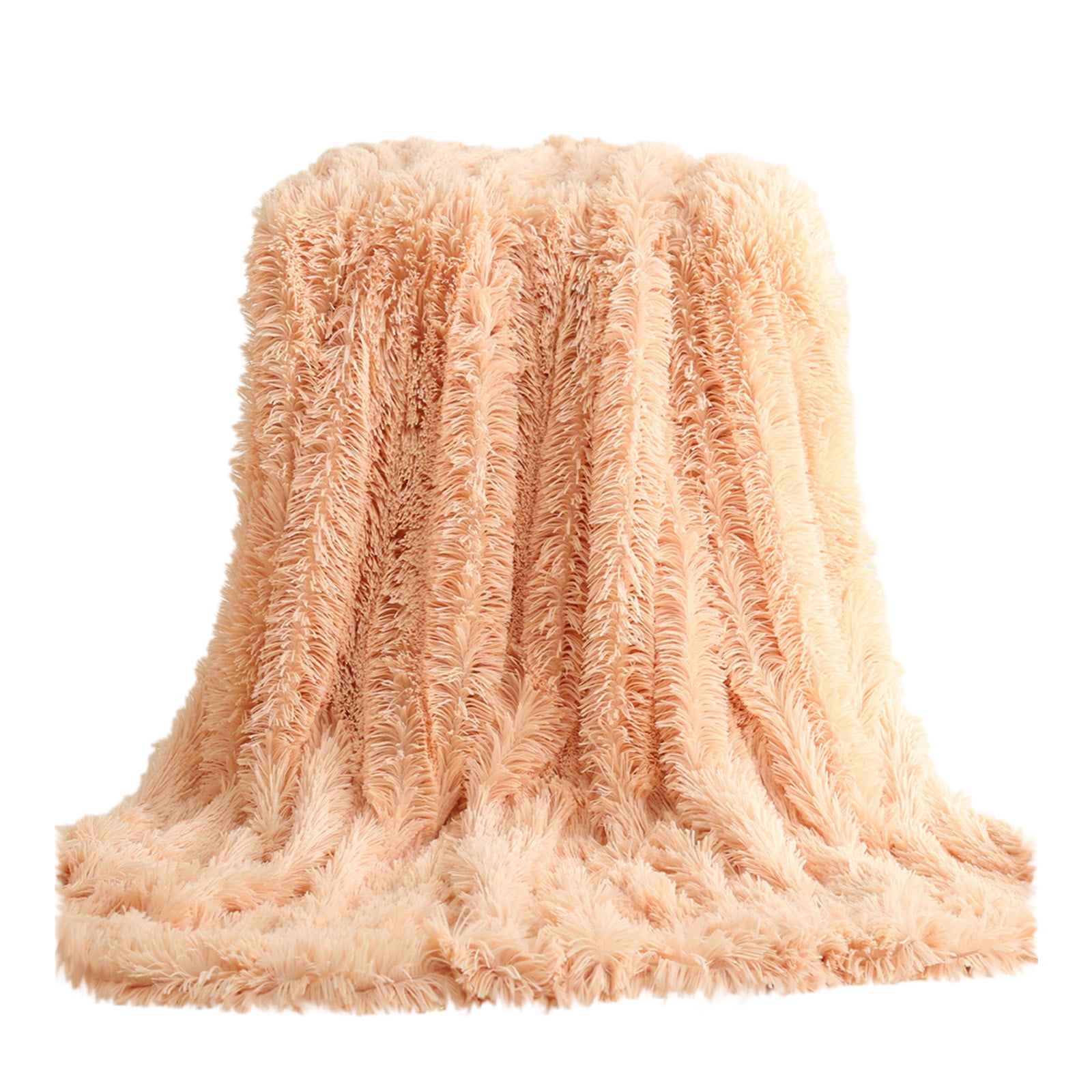 Sokhug Plain Color Double-sided Velvet Window Blanket Bedside Bed Tail ...