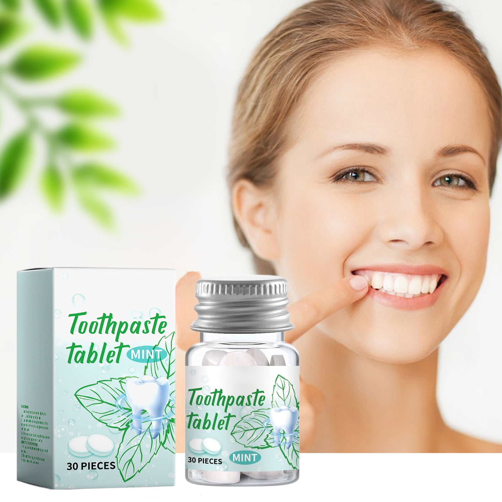 Sokhug Portable Toothpaste Tablets Teeth Deep Cleaning Oral Care ...