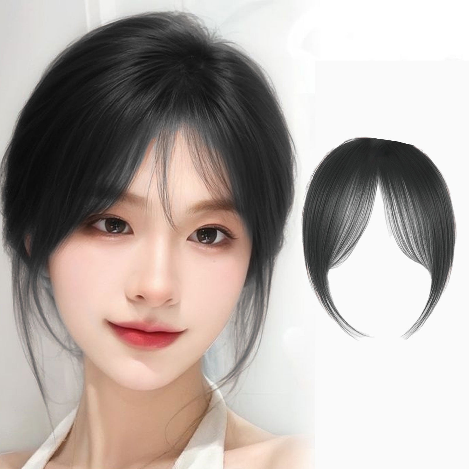 Sokhug Princess Cut Bangs Synthetic Wig Anime-Inspired Face-Framing Wig ...