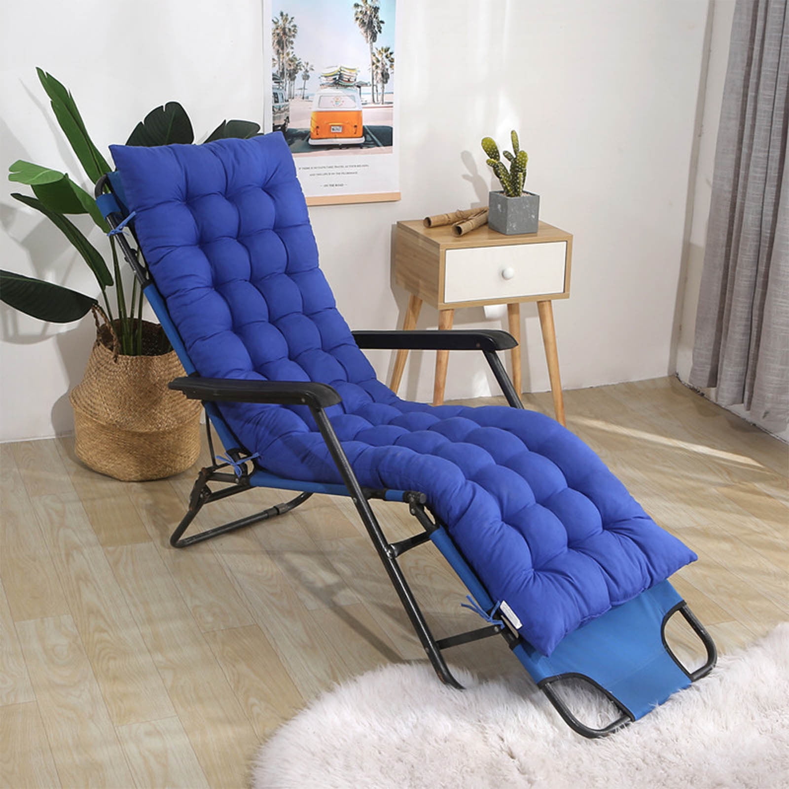 Sokhug Sun Lounger Chair Cushions, 48*159cm Lounge Chaise Cushion Sun ...