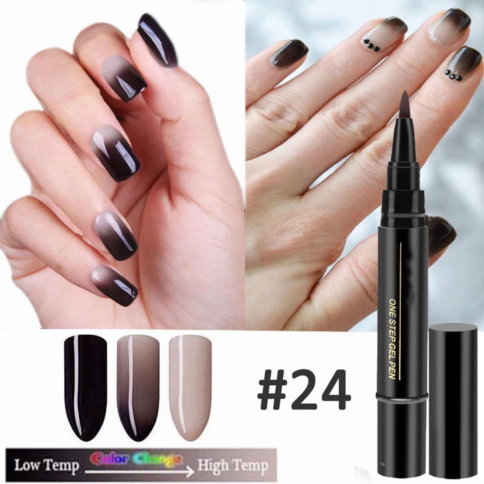 Sokhug Temperature-Changing Nail Art Gel Pen Color-Shifting Formula ...