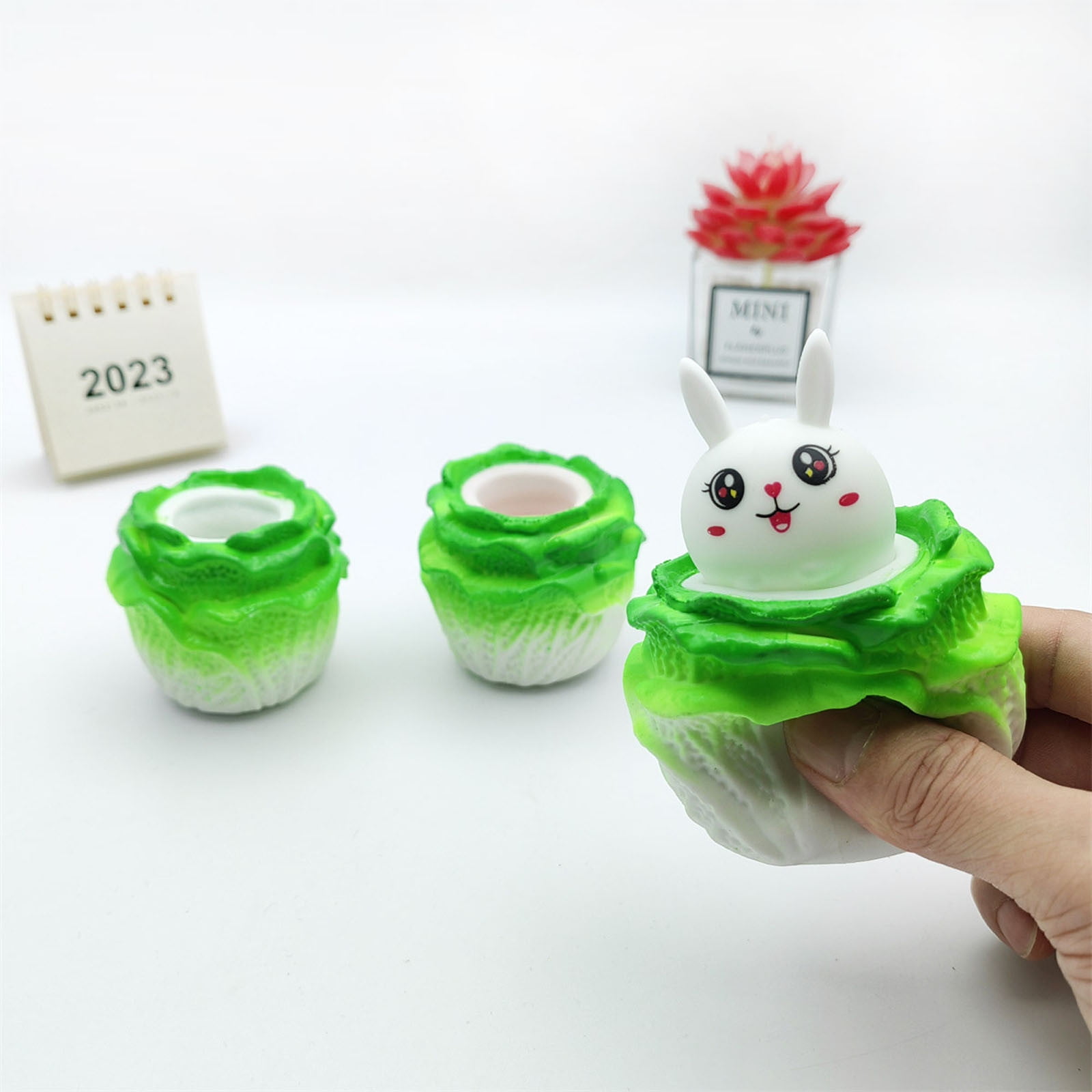 Sokhug Unique Cabbage Squeezing Cup Stress Relief ANIMALss Squeezing ...