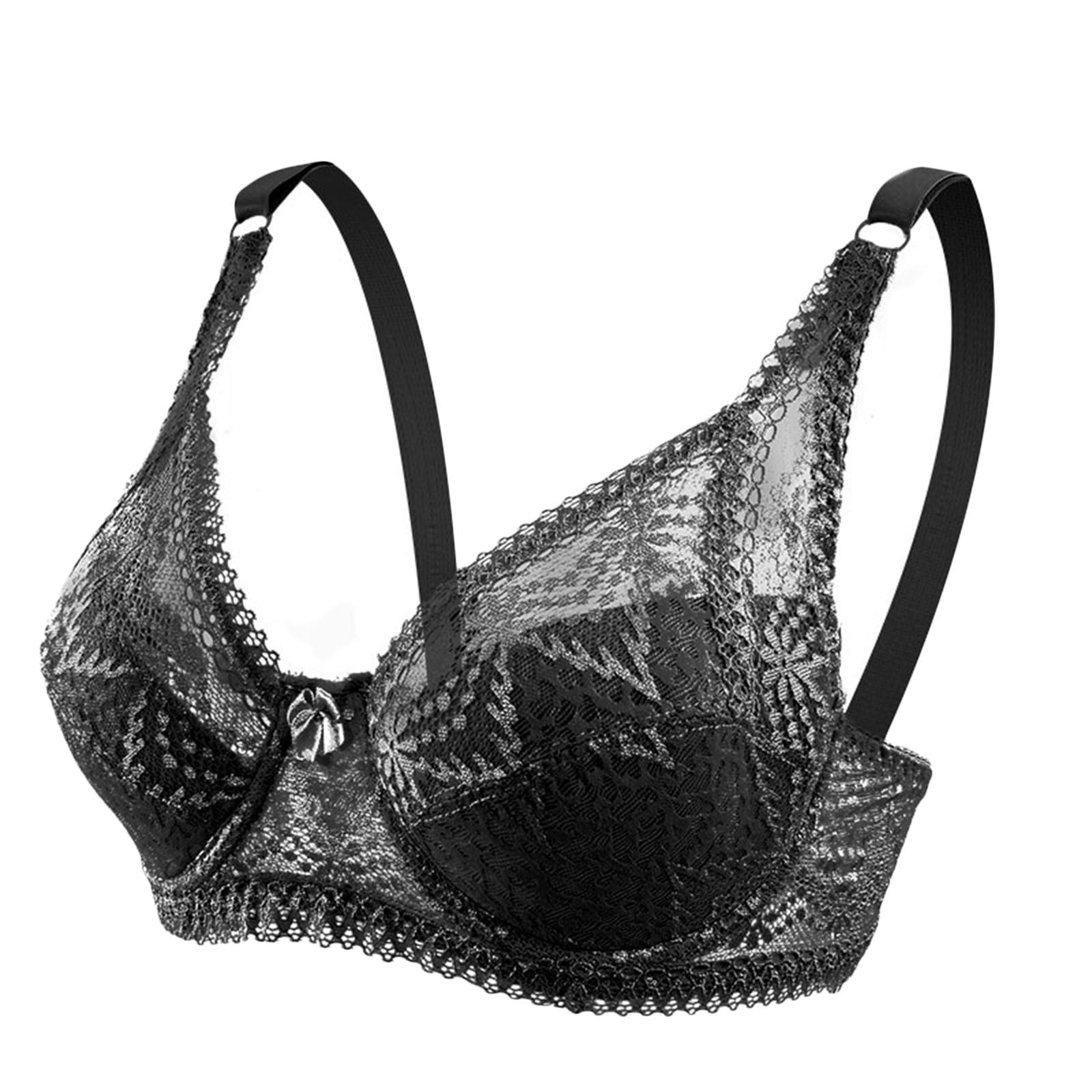 Sokhug Women's Plus Size Bra,Casual Lace Shaping Cup Plus Size Extra ...