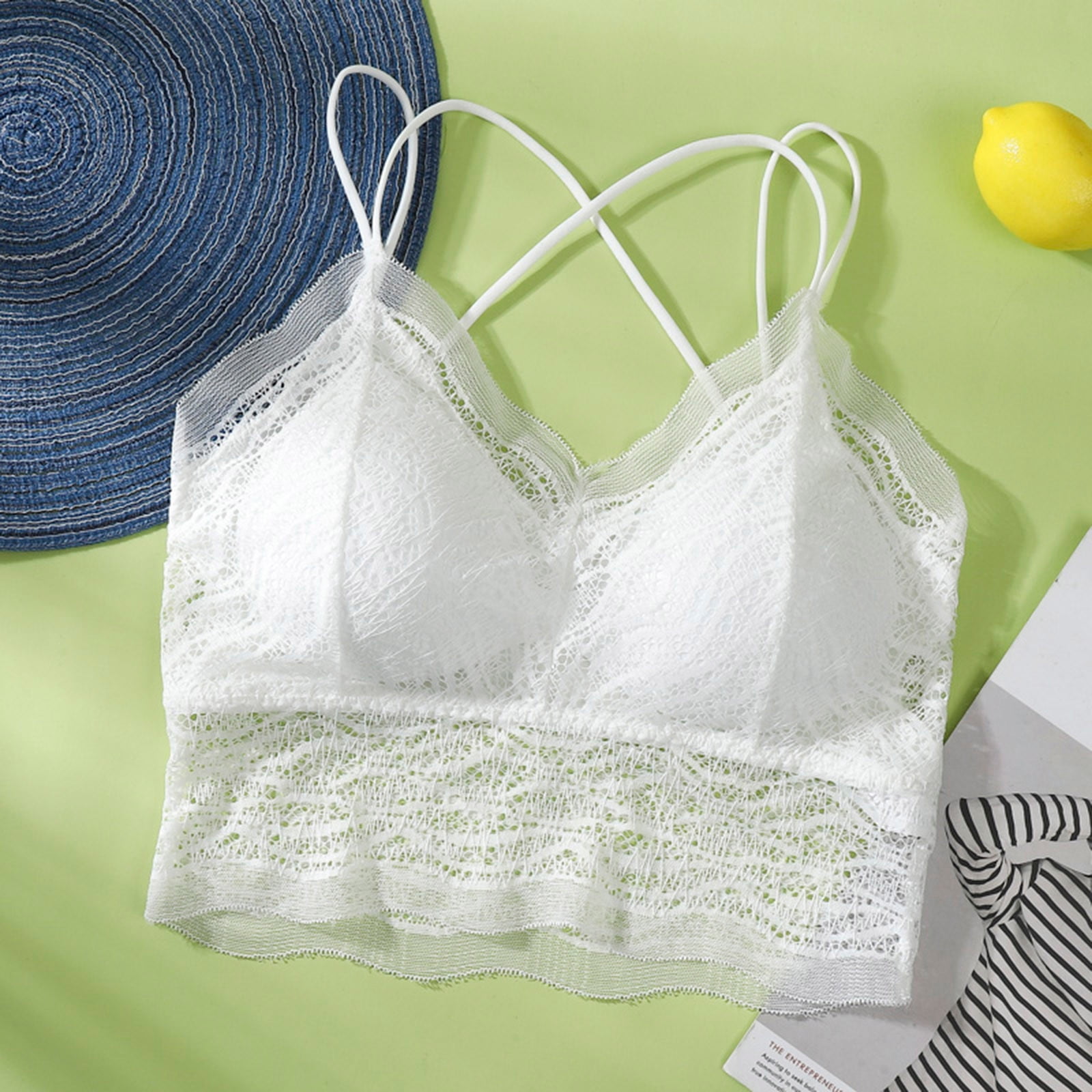 Sokhug Women's Plus Size Bra,Casual Lace Shaping Cup Plus Size Extra ...