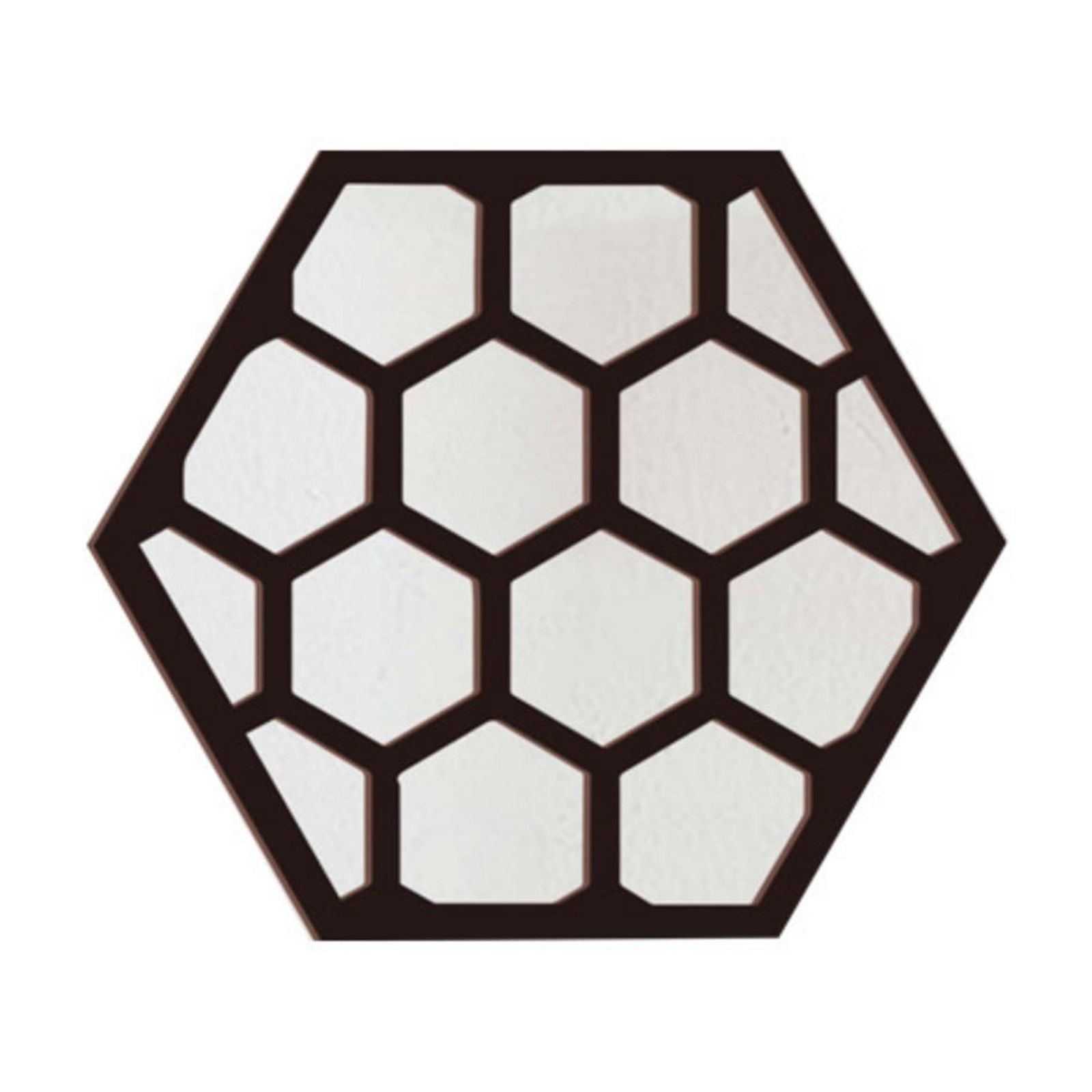 Sokhug Wooden Hollow Hex Wooden Wall Art Honeycomb Design Wall ...