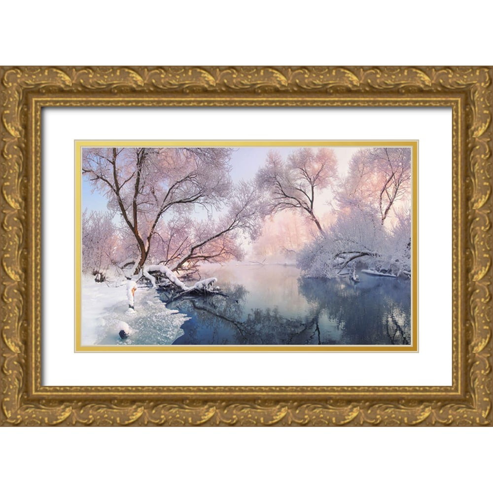 Sokolovsky, Vlad 24x16 Gold Ornate Wood Framed with Double Matting ...