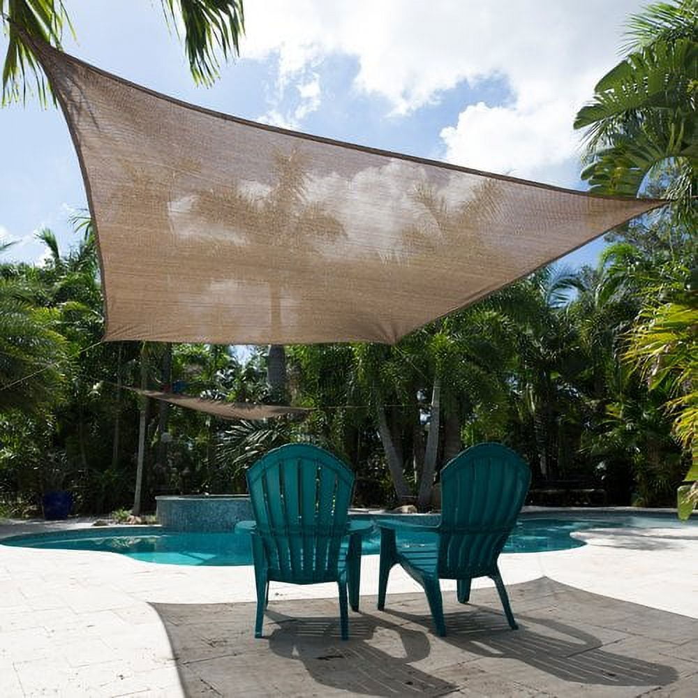 Sol Armor 10' Square Shade Sail - Walmart.com
