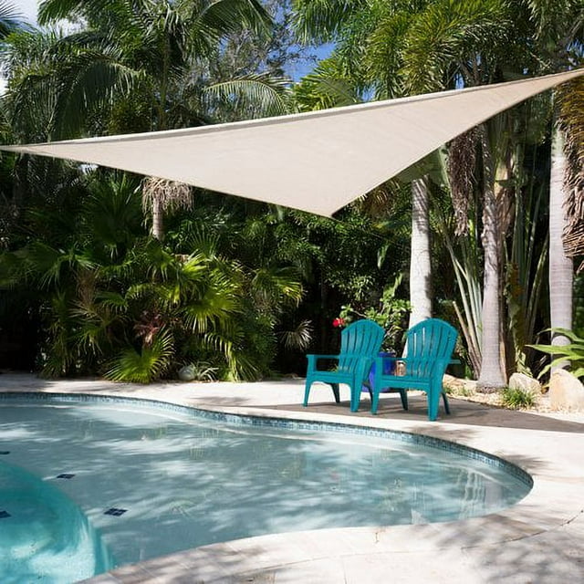 Sol Armor 12' Triangle Shade Sail - Walmart.com