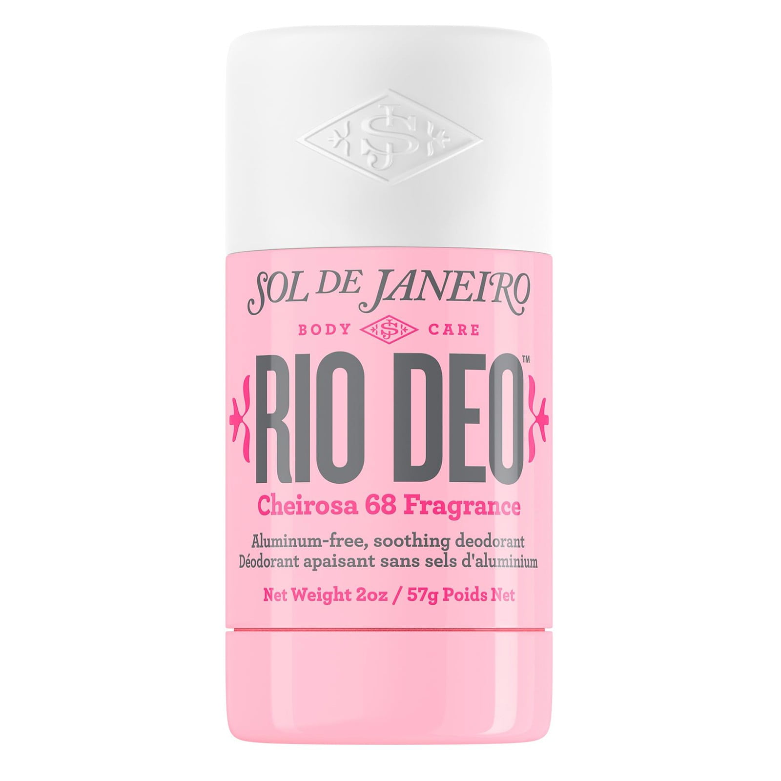 Sol De Rio Underarm Deodorant Pink Refillable Aluminum Refillable ...