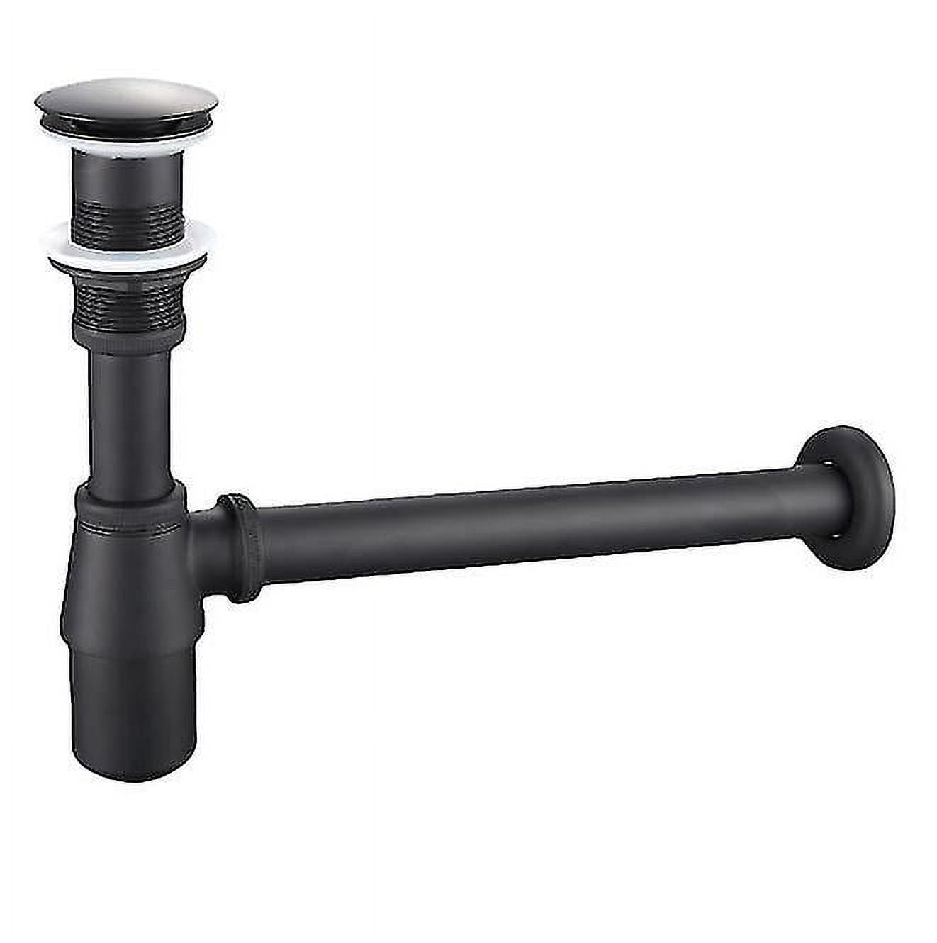 Sol-Gel Brass Construction Bathroom Sink Trap Kit, Adjustable Height ...