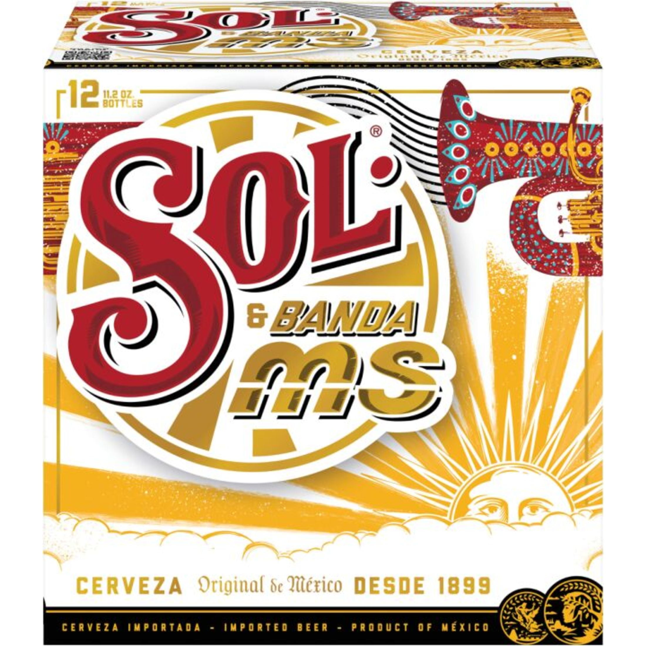 Sol Beer, 12 Pack, 330 ML Glass Bottles, 4.5% ABV - Walmart.com