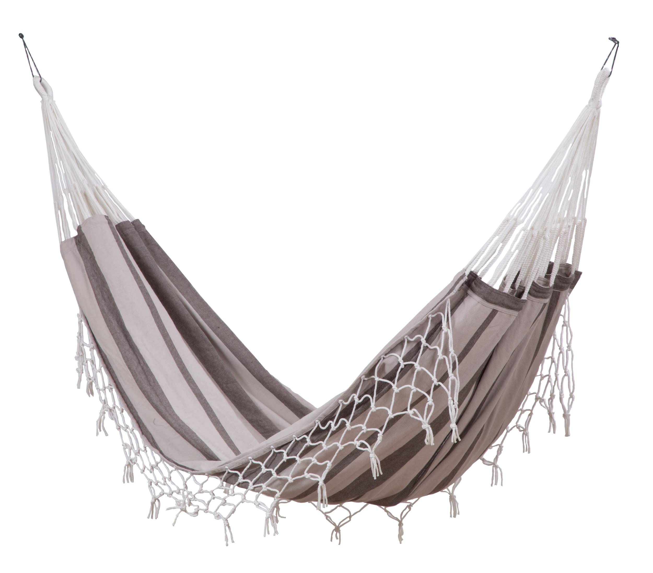 Sol Living Brazilian Patio Hammock Cotton Hammock Double Hammock for ...