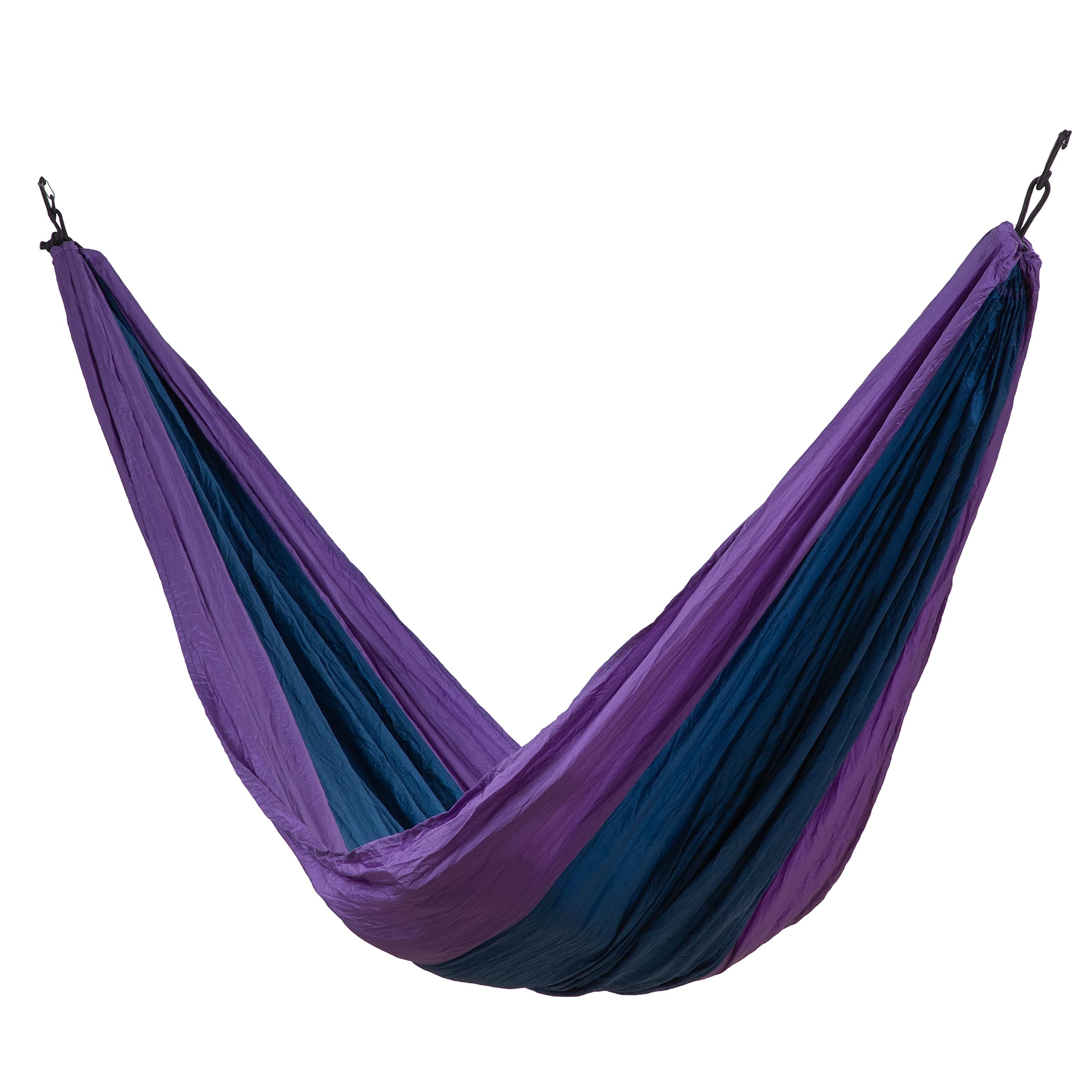 Sol Living Makena Camping Hammock Set With Storage Bag Double Hammock for Two Outdoor Tree Swing ...