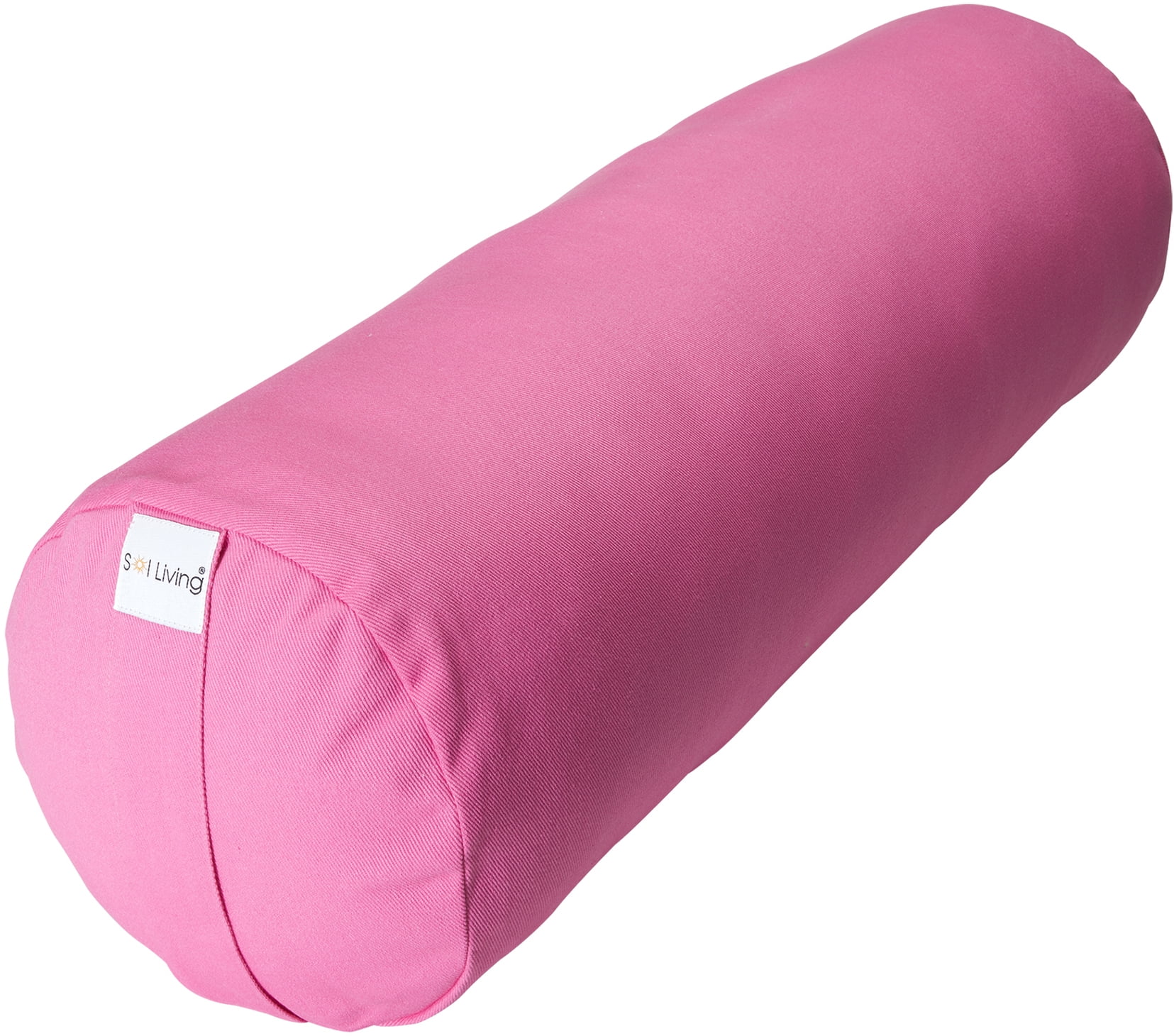 Sol Living Yoga Bolster, Organic Cotton Meditation Cushion for Full ...