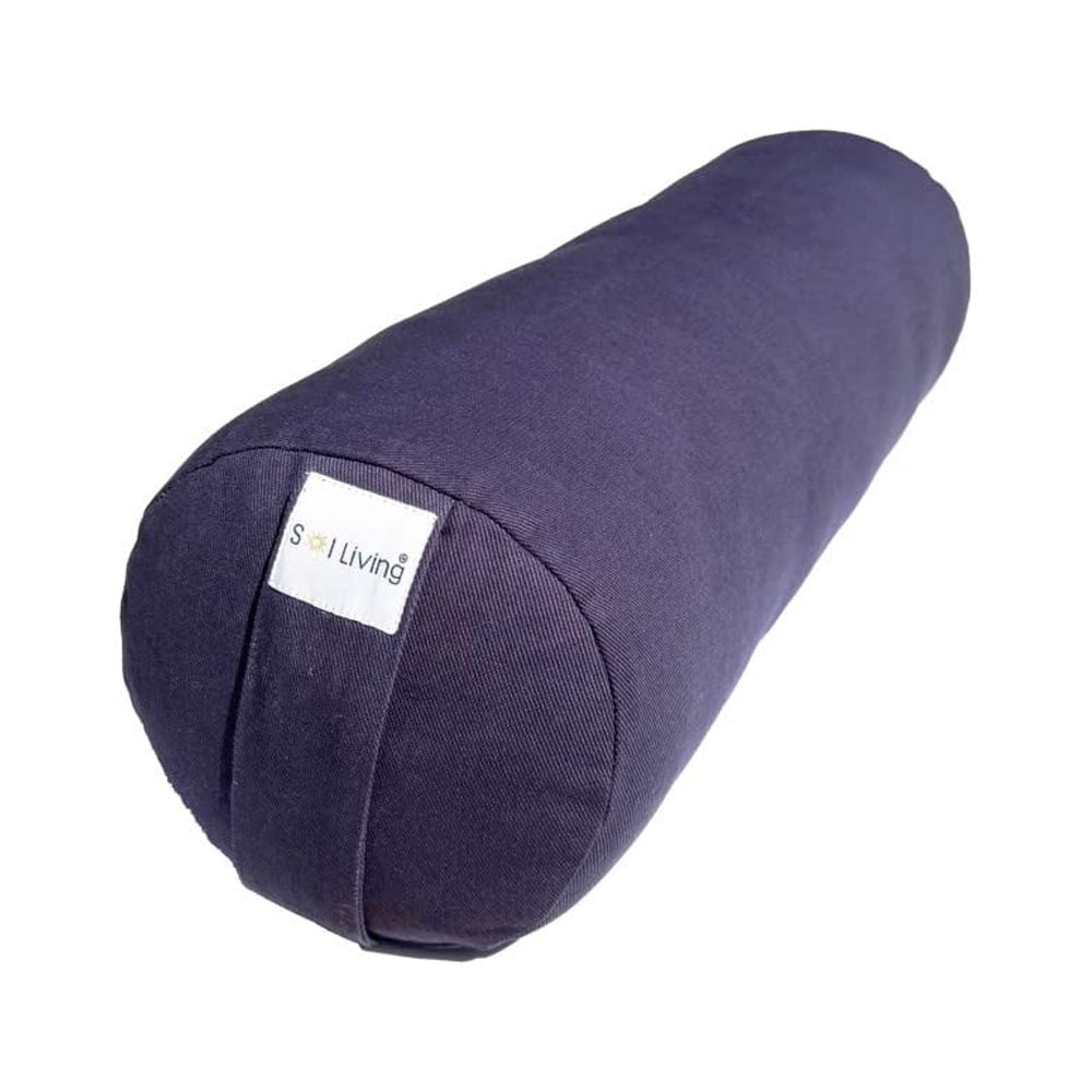 Sol Living Yoga Bolster Pillow Cotton Meditation Cushion Meditation ...