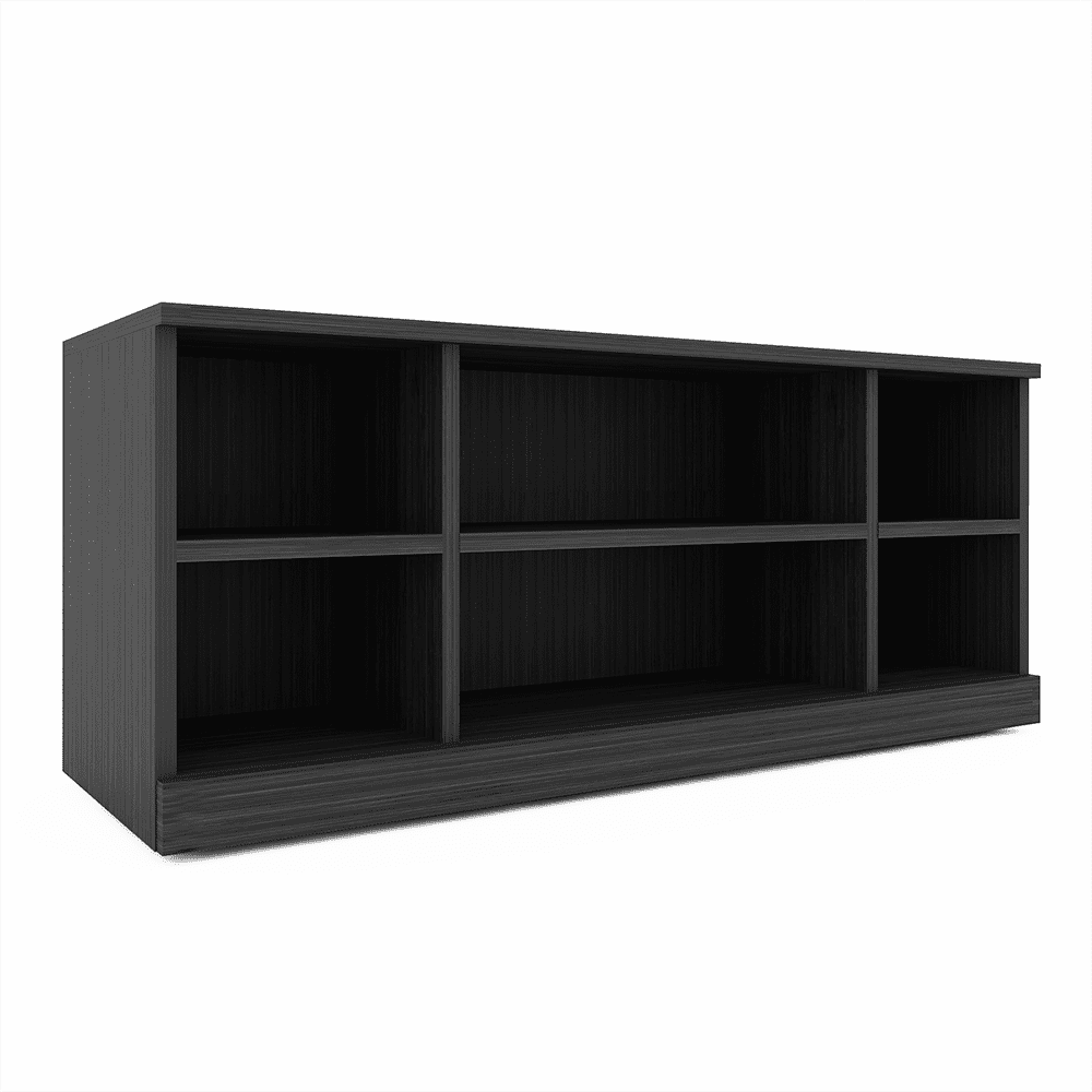 Sol Series Credenza 70"W x 24"D Open Storage Cabinet With Shelves ...