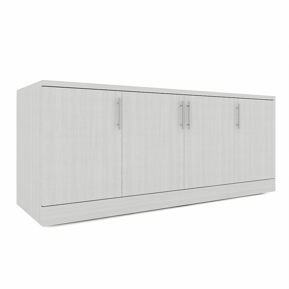 Sol Series Storage Credenza 4 Doors Closed Shelves Storage Cabinet ...