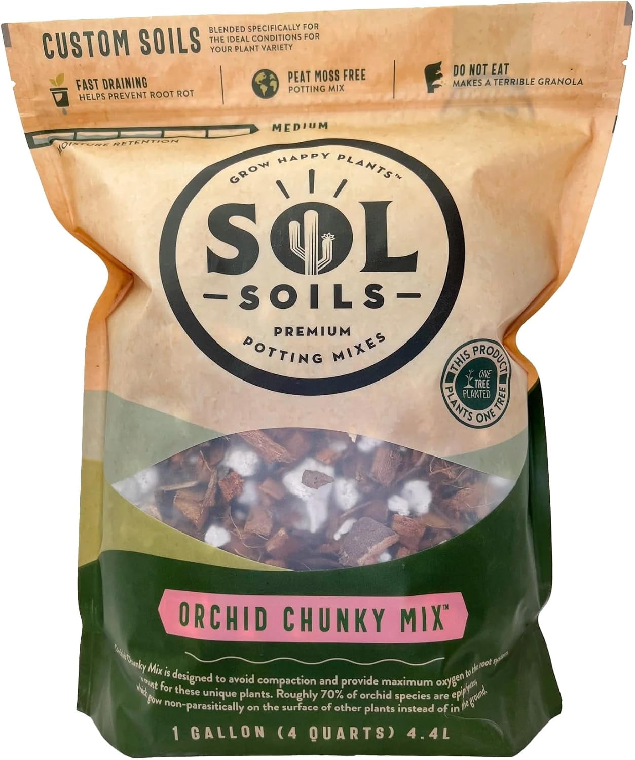 Sol Soils Orchid Chunky Mix (1 Gallon) - Walmart.com
