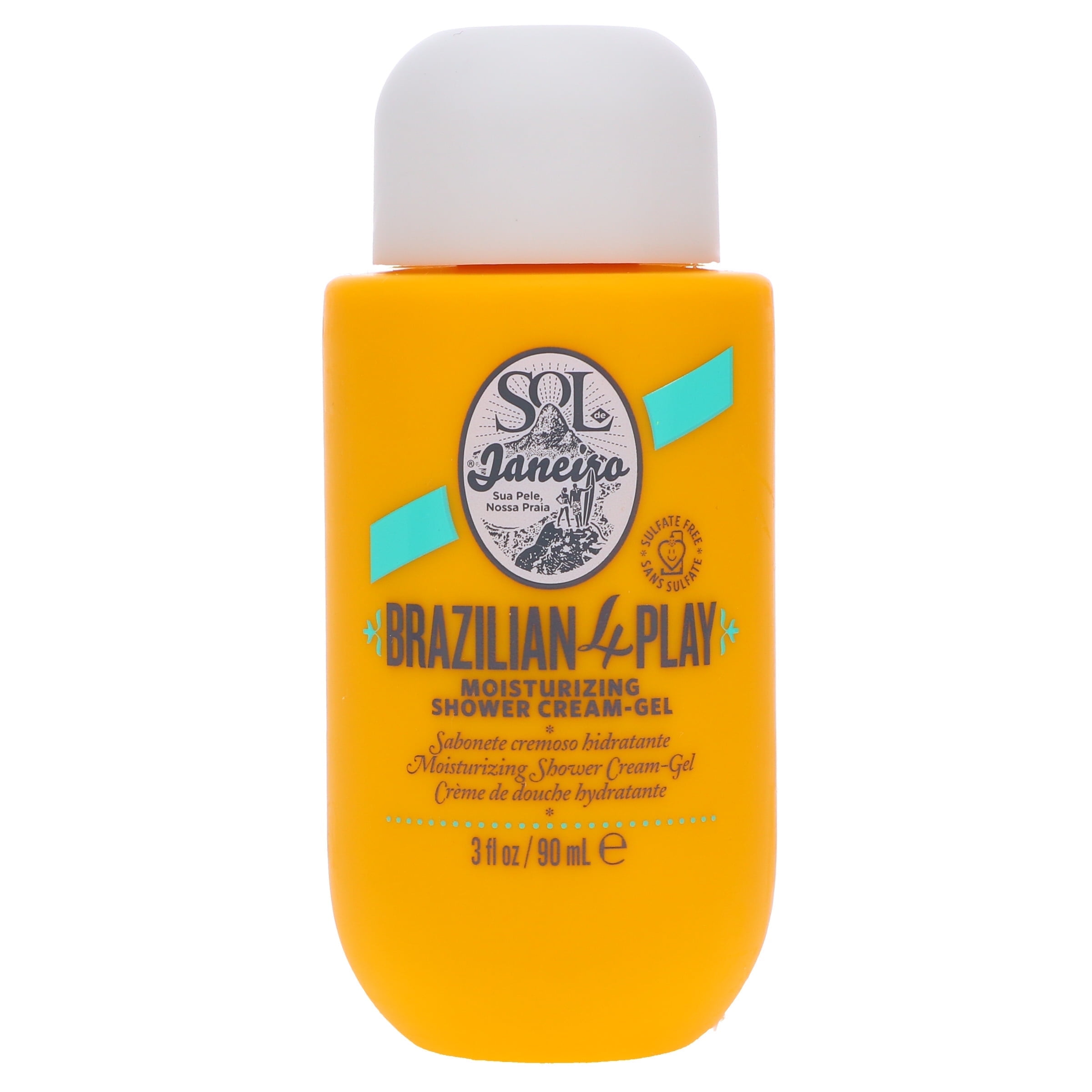 Sol de Janeiro Brazilian 4 Play Body Wash - Moisturizing Shower Cream-Gel 3 oz - Walmart.com