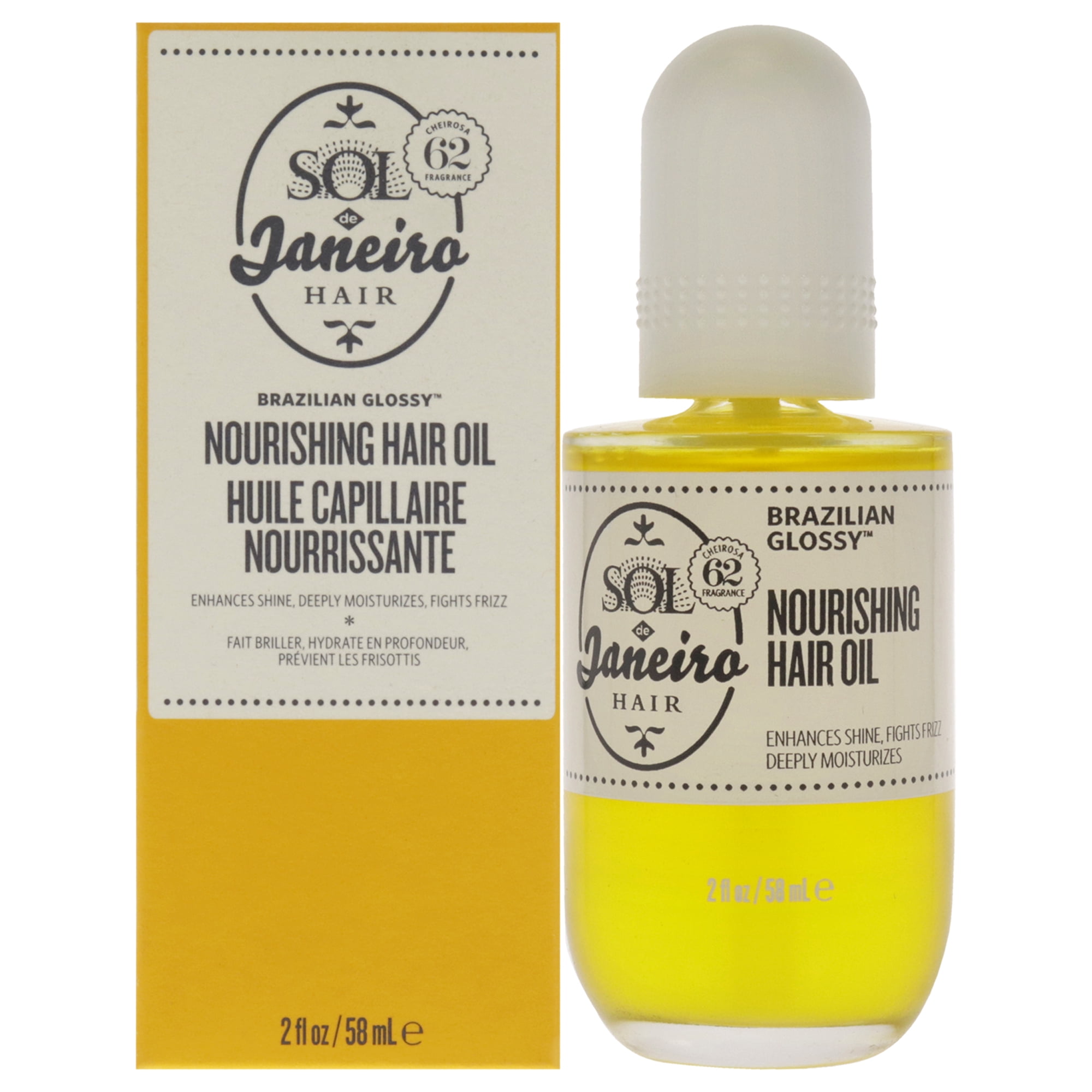 Sol de Janeiro Brazilian Glossy Nourishing Anti-Frizz Hair Oil 1.96 oz ...