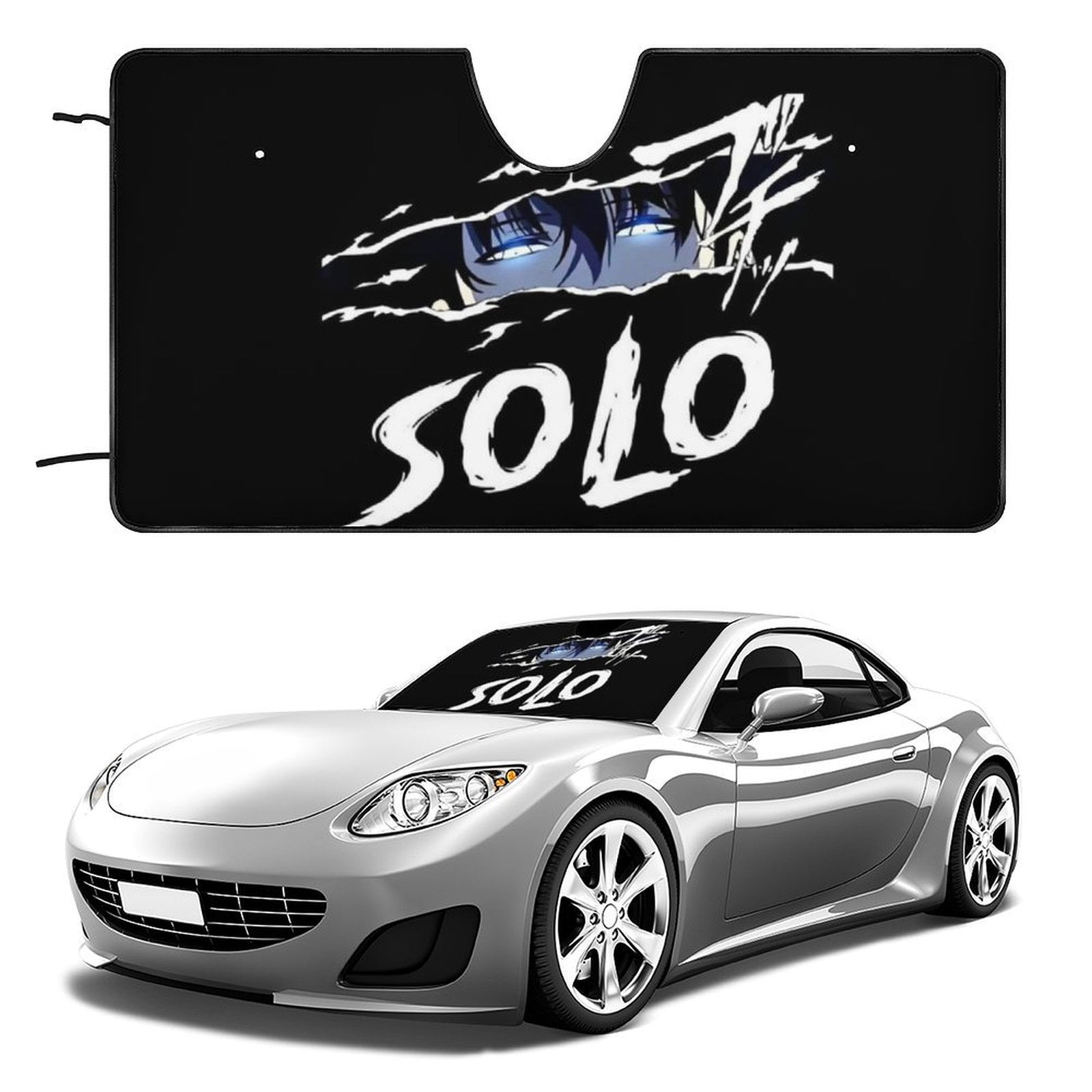 Sol-oLe-veling Car Windshield Sunshade Anime for SUV Pickup Truck Gift ...
