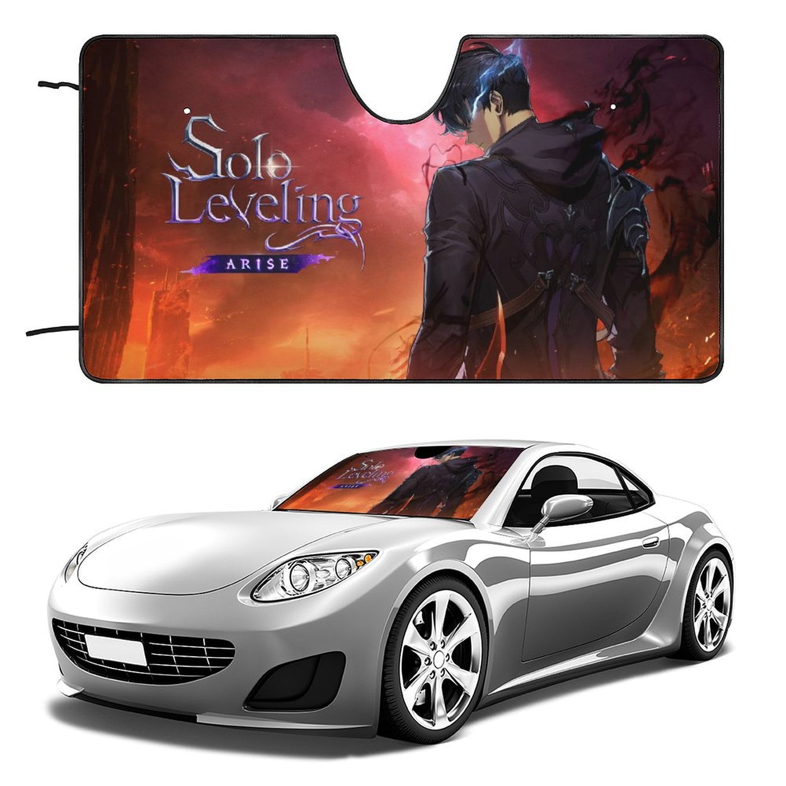 Sol-oLe-veling Car Windshield Sunshade Anime for SUV Pickup Truck Gift ...