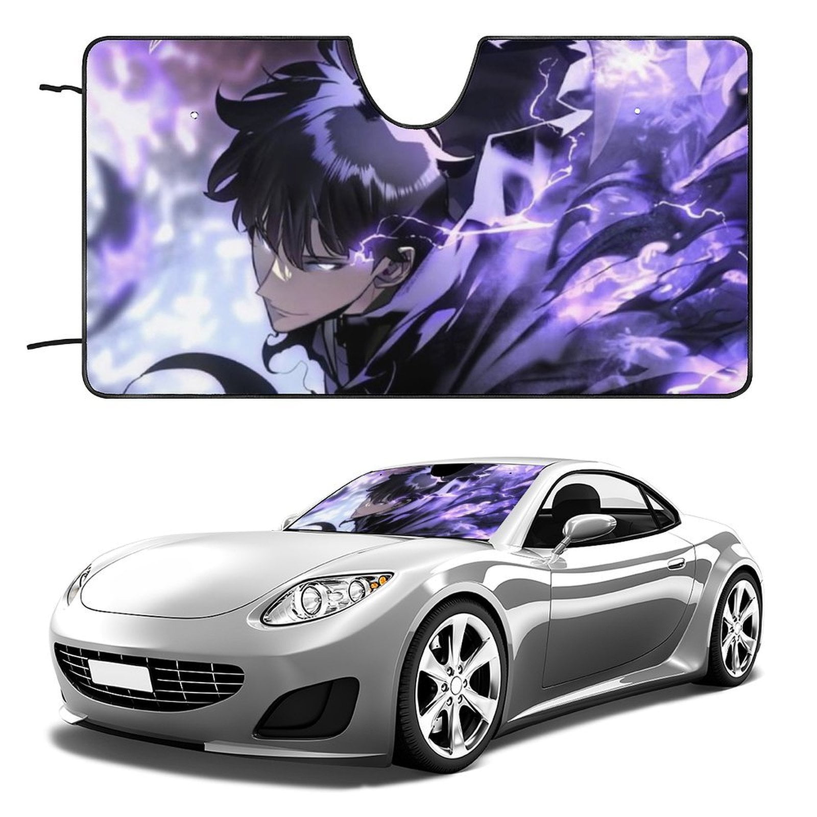 Sol-oLe-veling Car Windshield Sunshade Anime for SUV Pickup Truck Gift ...