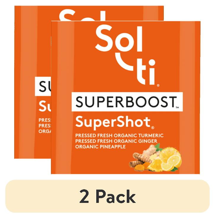 (2 pack) Sol-ti SuperBoost SuperShot™, Organic Cold Pressed ...