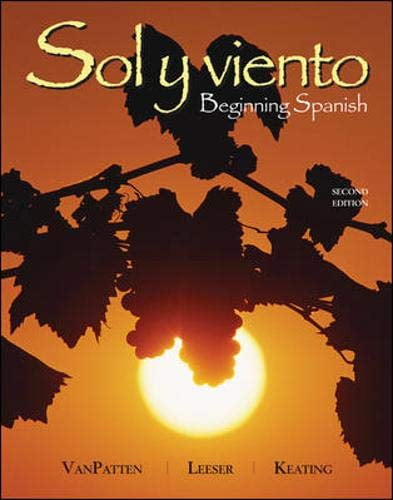 Pre-Owned Sol y viento: Beginning Spanish (Hardcover) 0073513121 ...