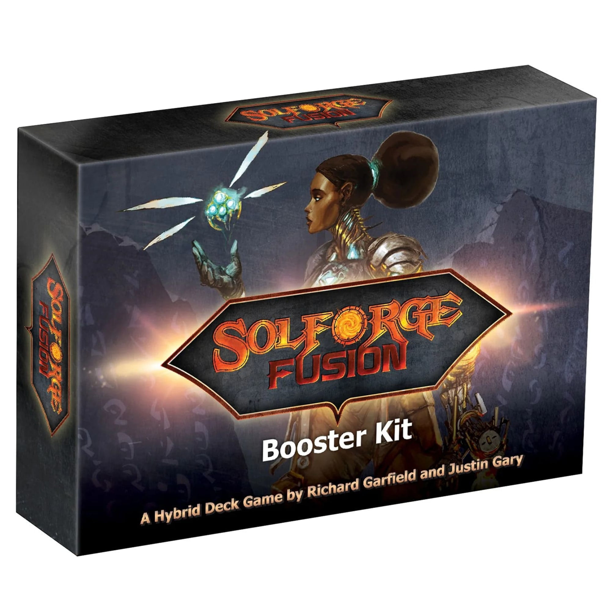 SolForge Fusion: Booster Kit - Expansion, Hybrid Deckbuilding Card Game, 4 Unique Faction Decks ...