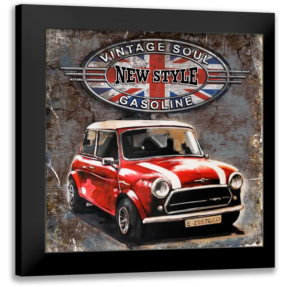 Sola, Bresso 20x20 Black Modern Framed Museum Art Print Titled - Car ...