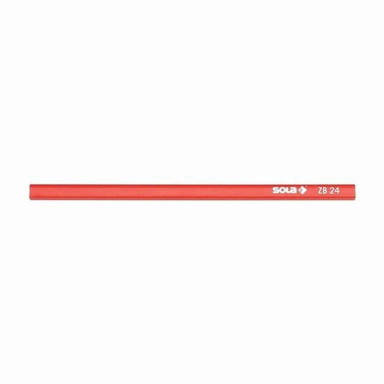 Sola Carpenter's Pencil, 9-1/2 in L, Gray, PK6 ZB 24 - Walmart.com