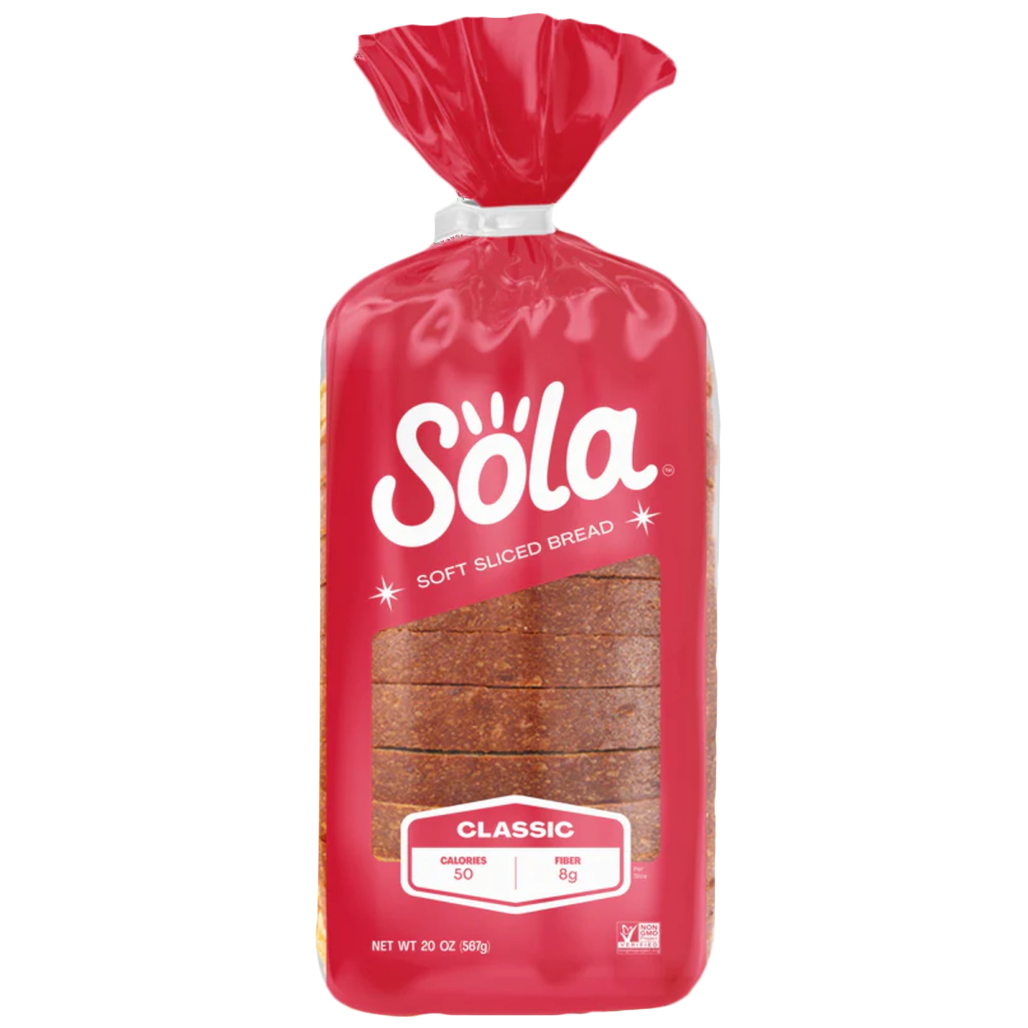 Sola Classic White Bread, Soft Sliced Bread, Non-GMO, 20 oz - Walmart.com