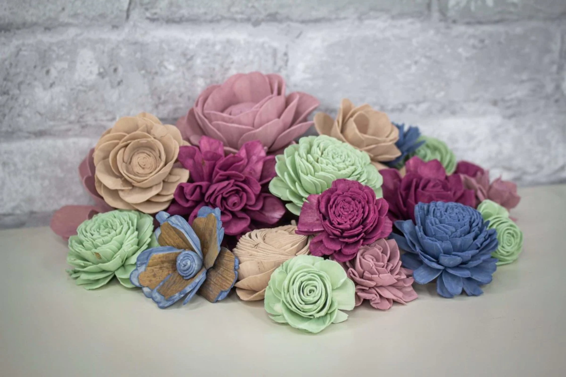 Sola Wood Flowers Misty Meadow Dyed Assortment - Inspired by a Spring ...