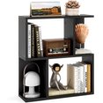 SolaceHue 3-Tier S-Shaped Bookshelf, Modern Geometric Bookcase ...