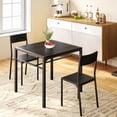 SolaceHue Dining Table Set for 2, 3 Piece Kitchen Table with 2 Chairs ...