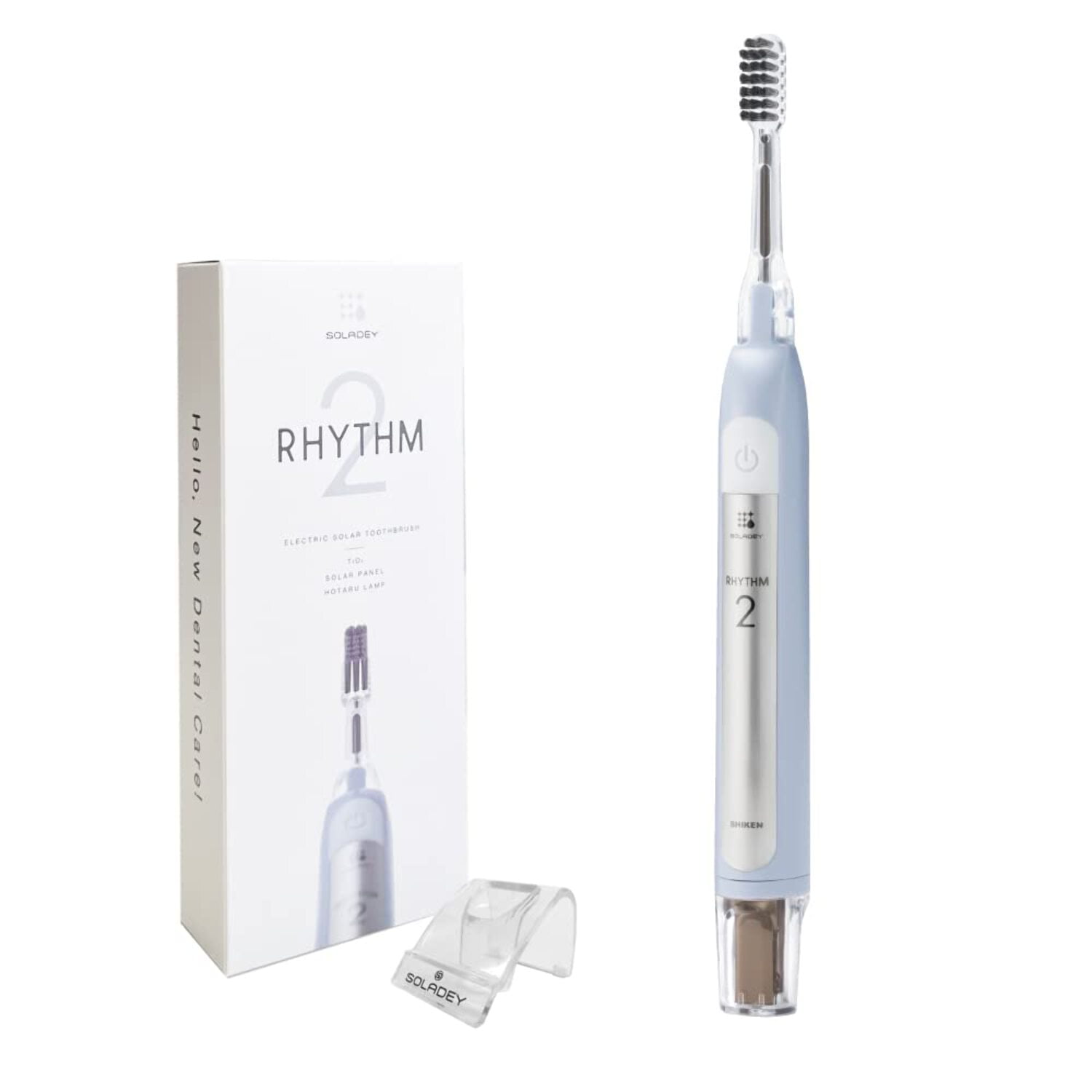 Soladey Rhythm2 Ionic Power Electric Toothbrush Solar Panels-TiO2 ...