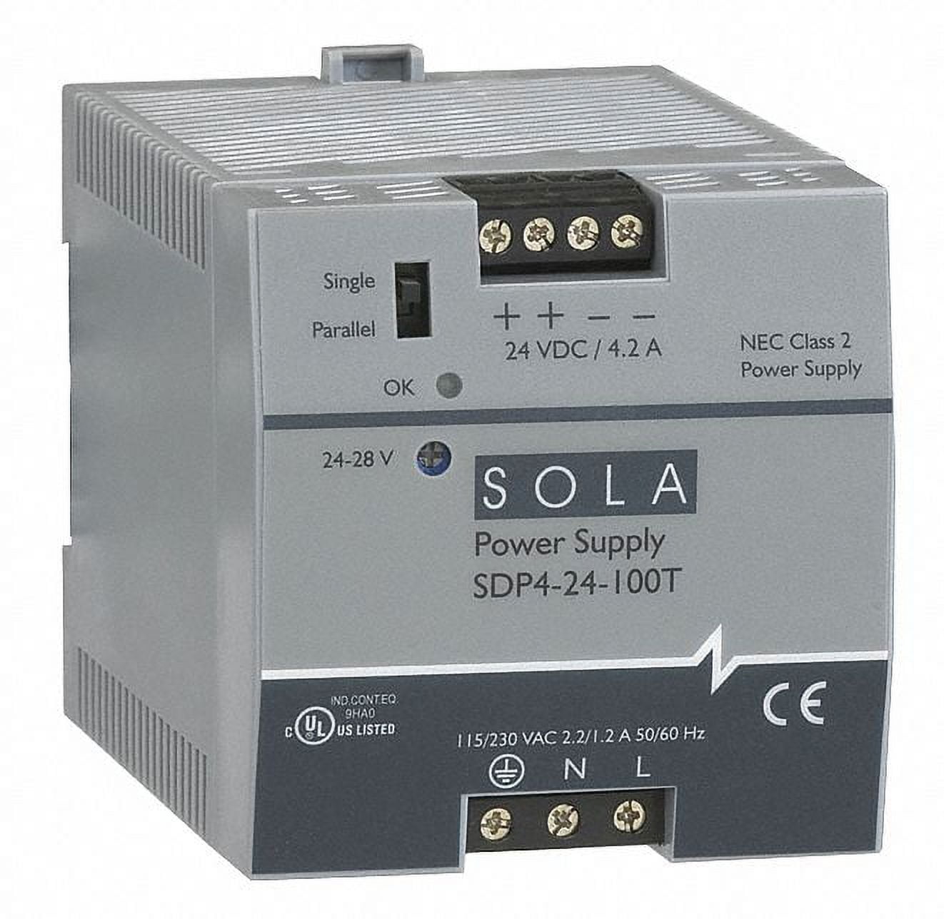 Solahd DC Power Supply,24-28VDC,3.8A,60Hz SDP424100LT - Walmart.com