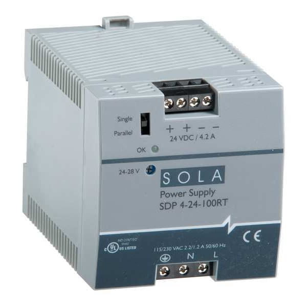Solahd DC Power Supply,24-28VDC,4.2A,47-63Hz SDP424100RT - Walmart ...