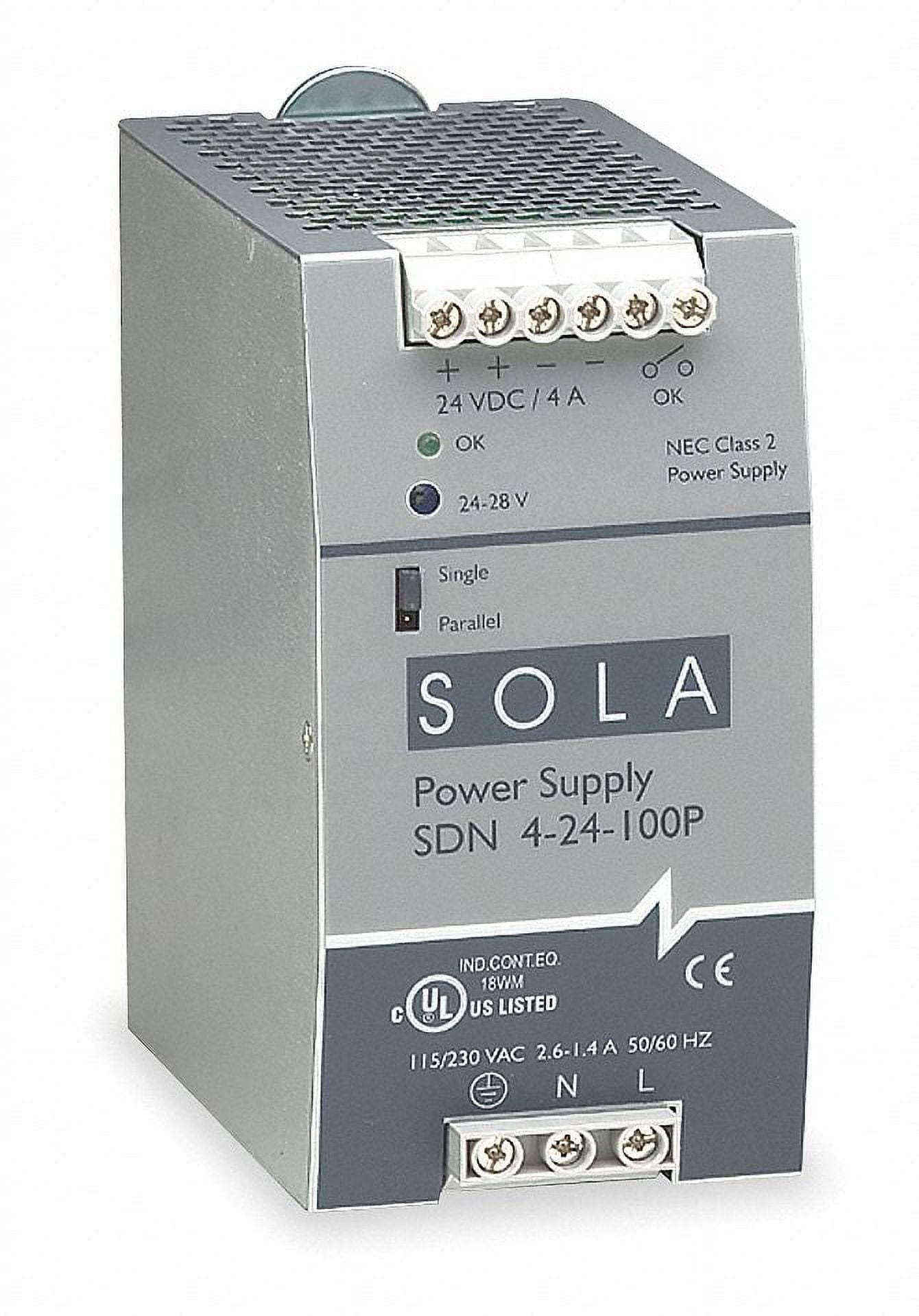 Solahd DC Power Supply,24VDC,3.8A,47-63Hz SDN424100LP - Walmart ...