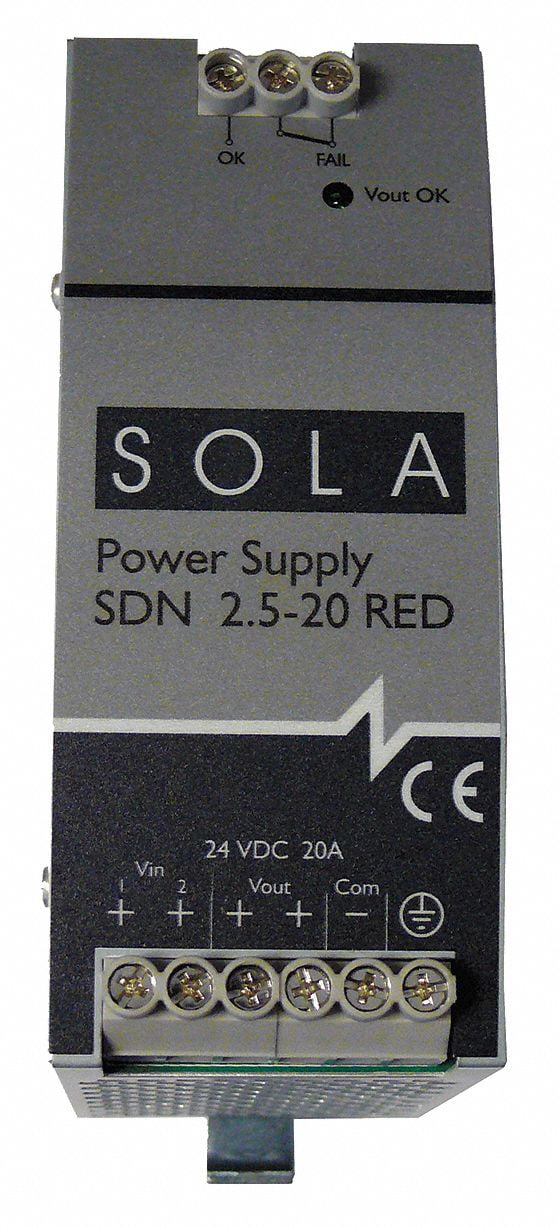 Solahd Power Supply,Redundancy Module,24VDC Out SDN 2.520RED - Walmart.com
